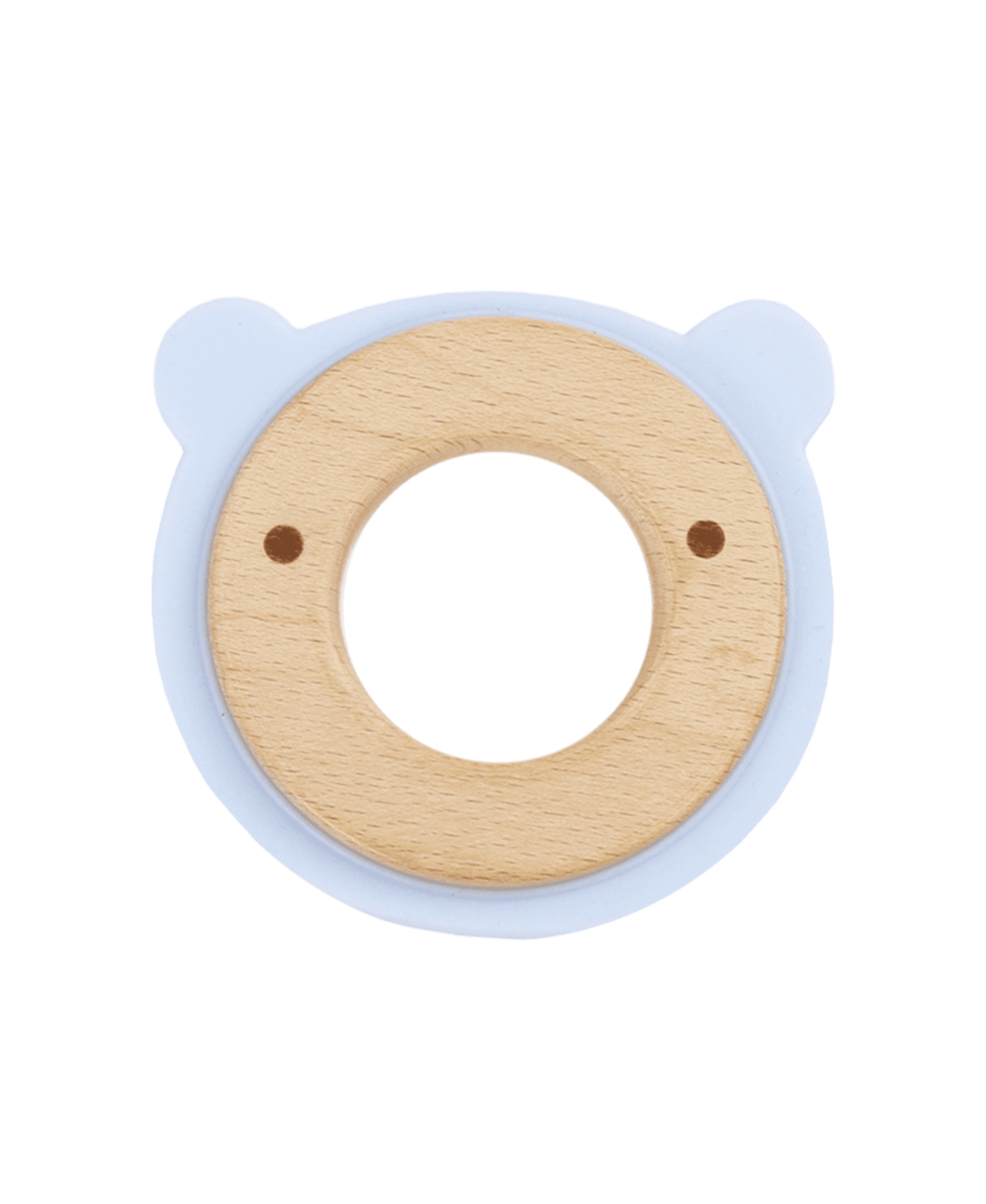 Click here for GooseWaddle Blue Bear Animal Teether Wooden + Sili... prices