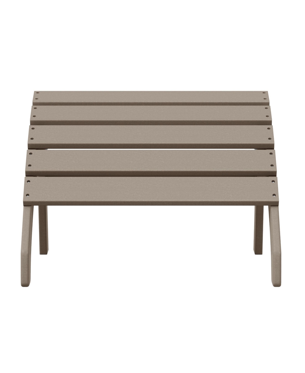 Click here for Outdoor Patio Hdpe Adirondack Ottoman Footrest - W... prices