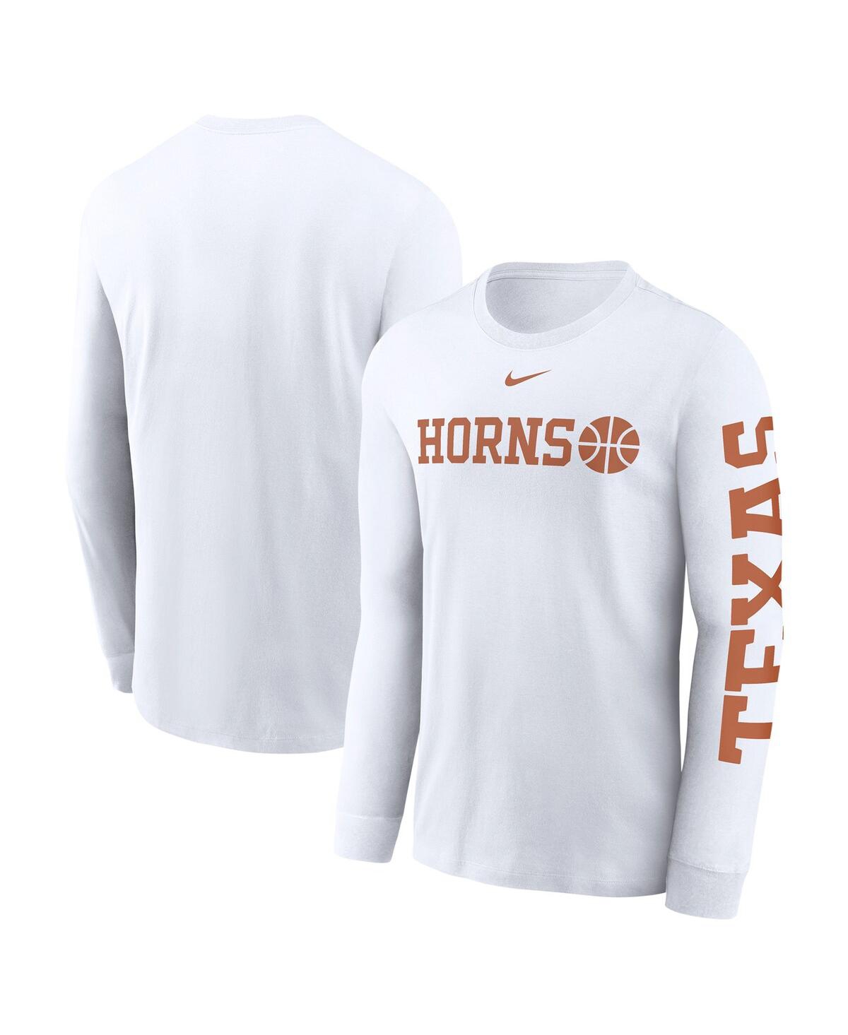 Click here for Nike Mens White Texas Longhorns Basketball Icon Tw... prices