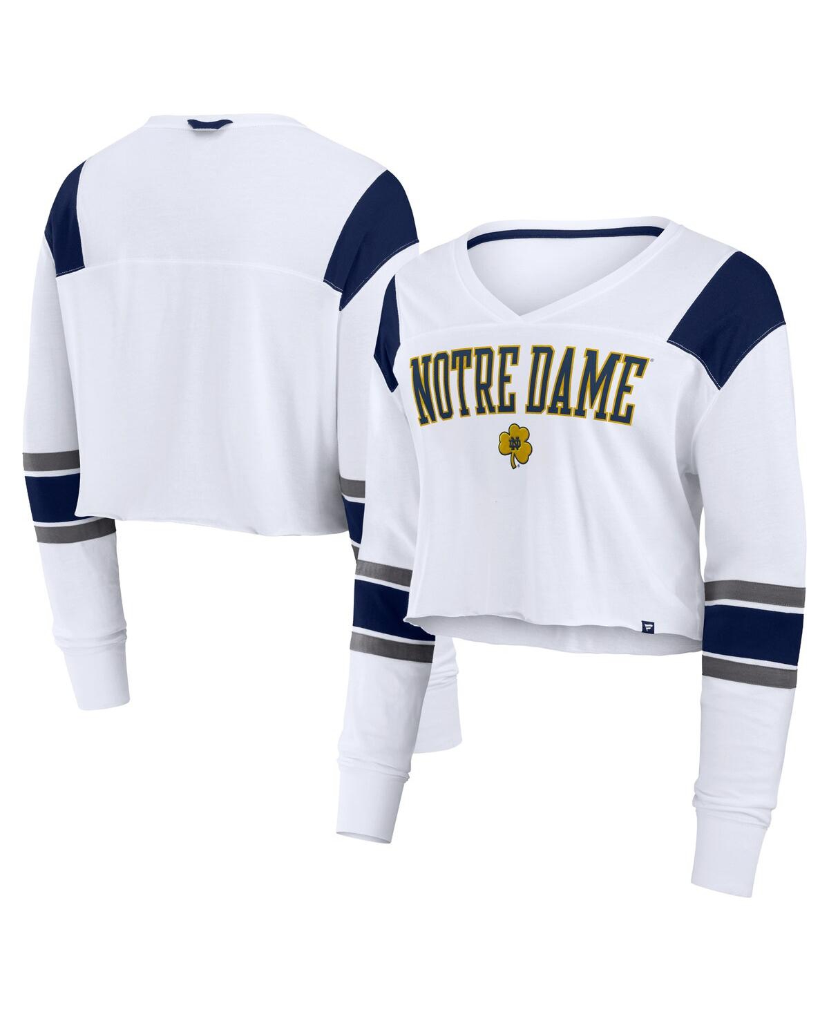 Click here for Fanatics Womens White Notre Dame Fighting Irish Tr... prices