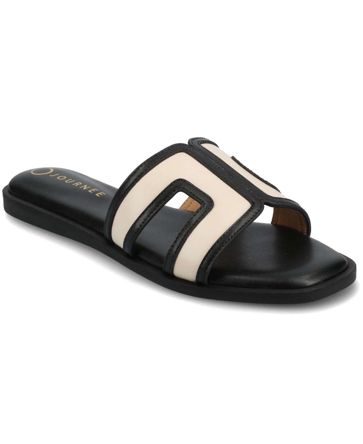 Click here for Journee Collection Womens Primah Slide Flat Sandal... prices