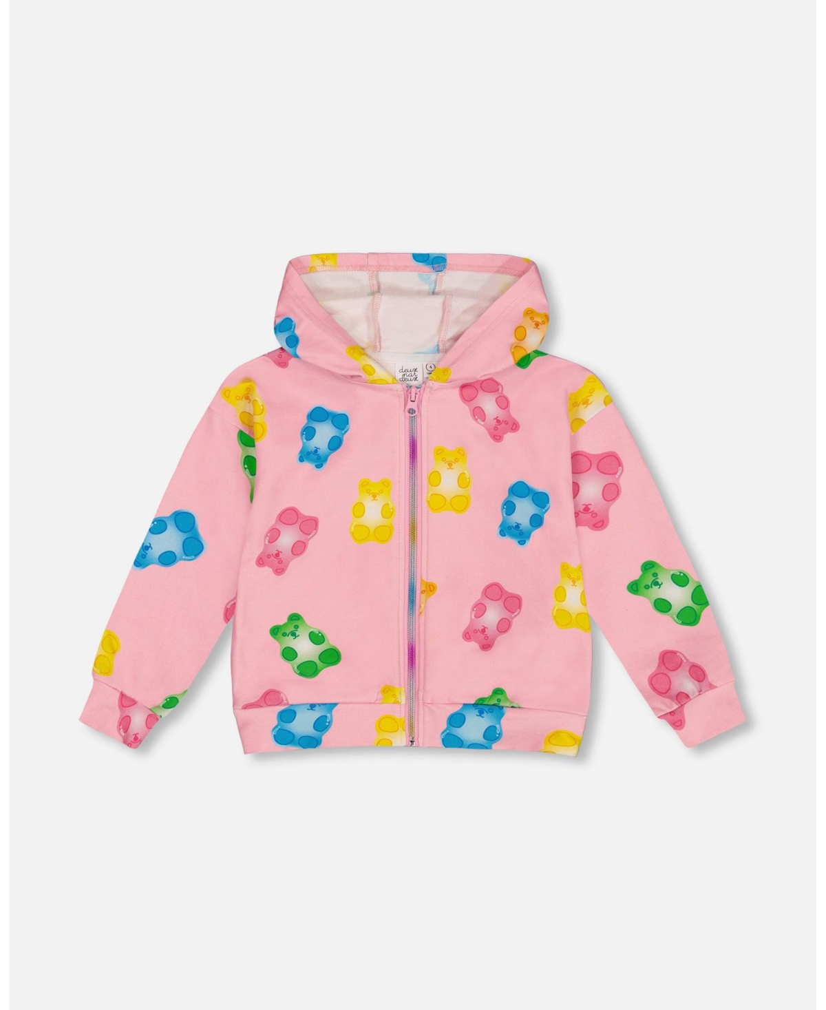 Click here for Deux par Deux Big Girls Printed French Terry Hoodi... prices