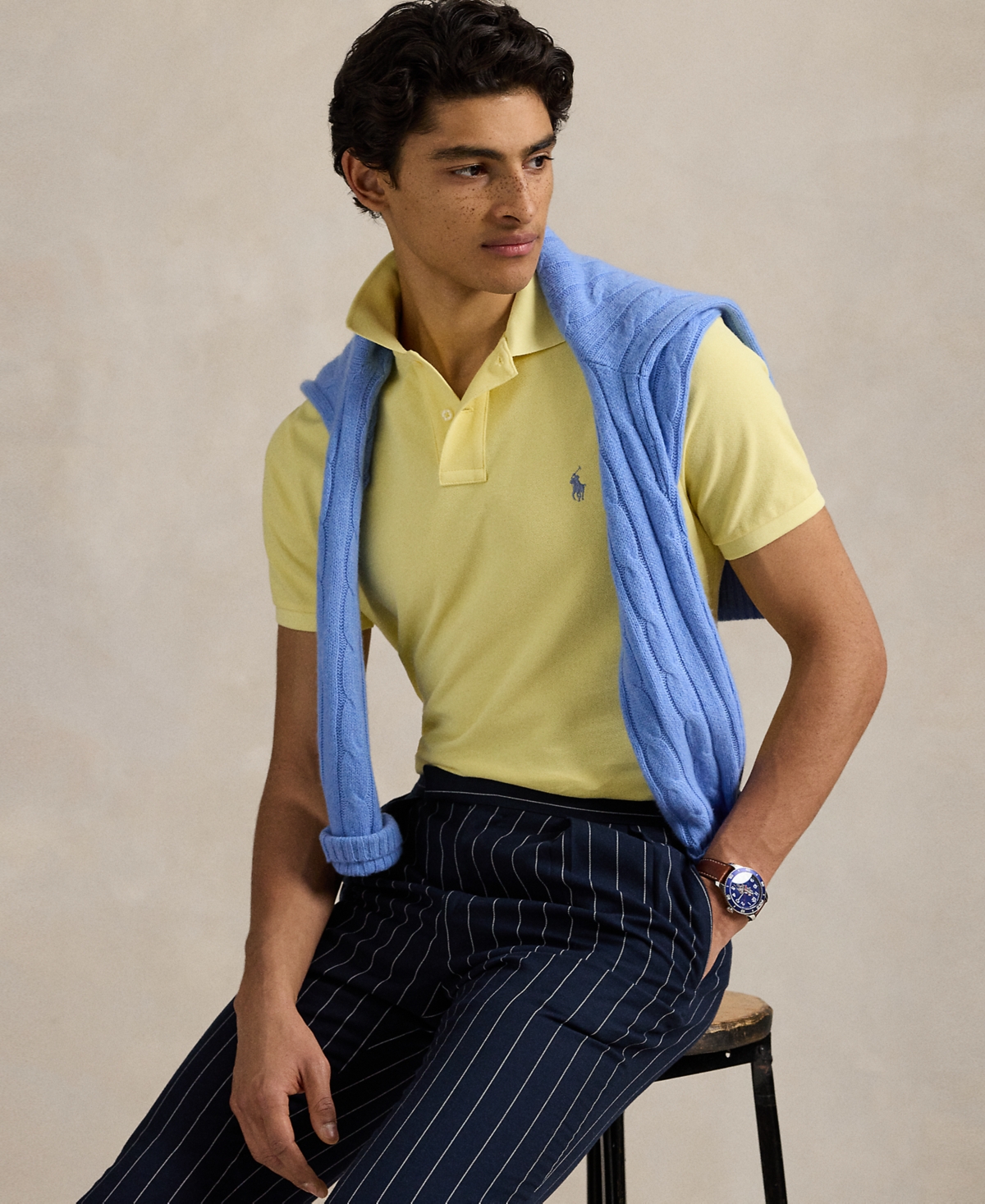 Click here for Polo Ralph Lauren Mens Classic-Fit Cotton Polo Shi... prices