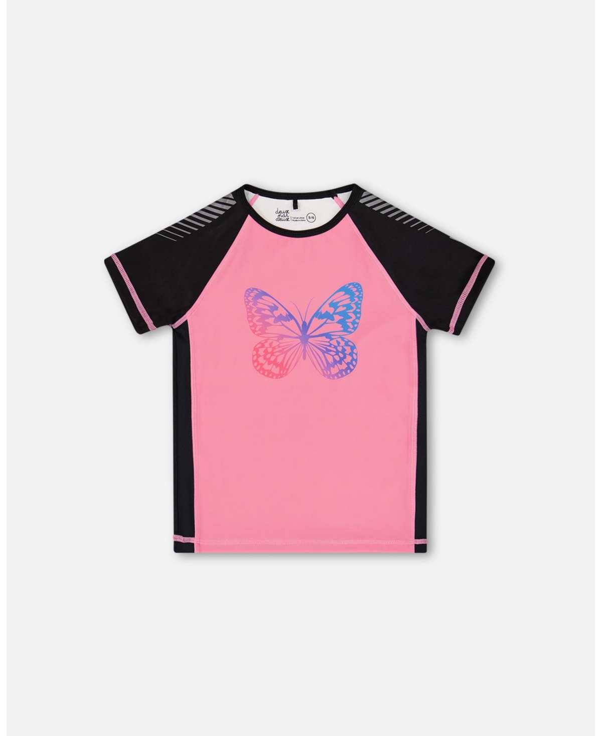 Click here for Deux par Deux Girls Printed Short Sleeve Athletic... prices