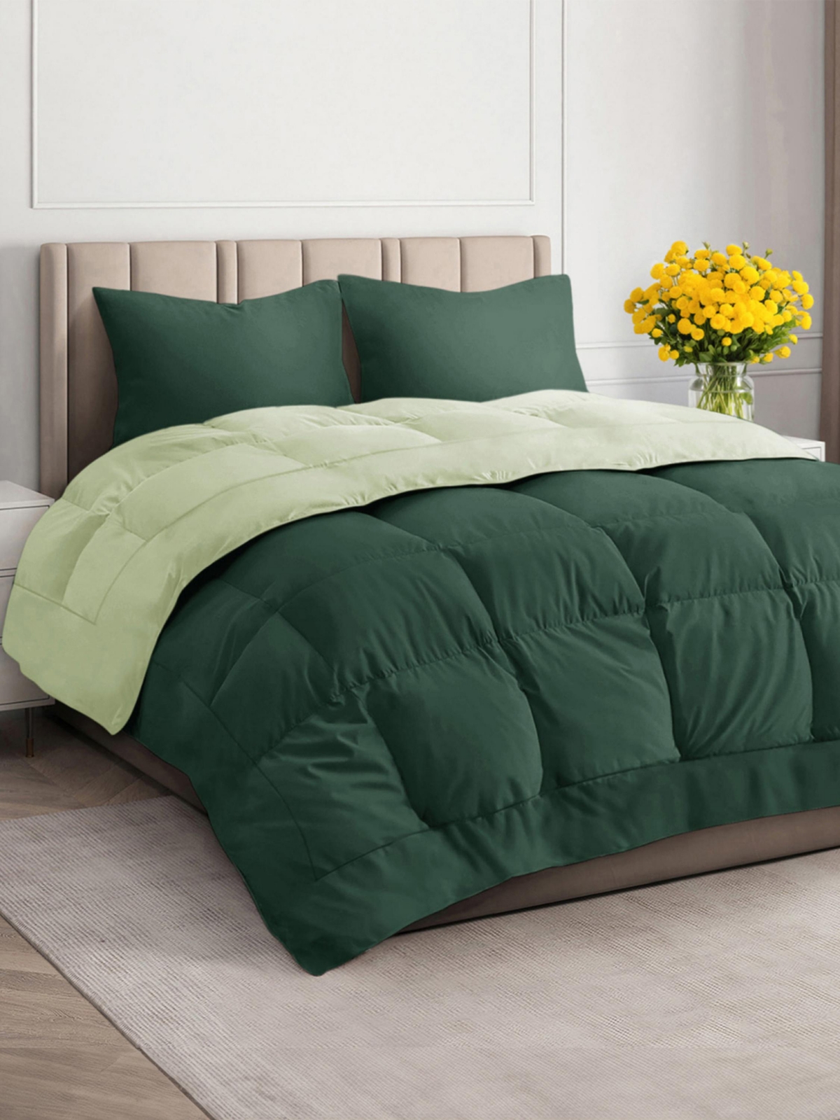Click here for Premium Down Alternative Comforter - Twin - Emeral... prices