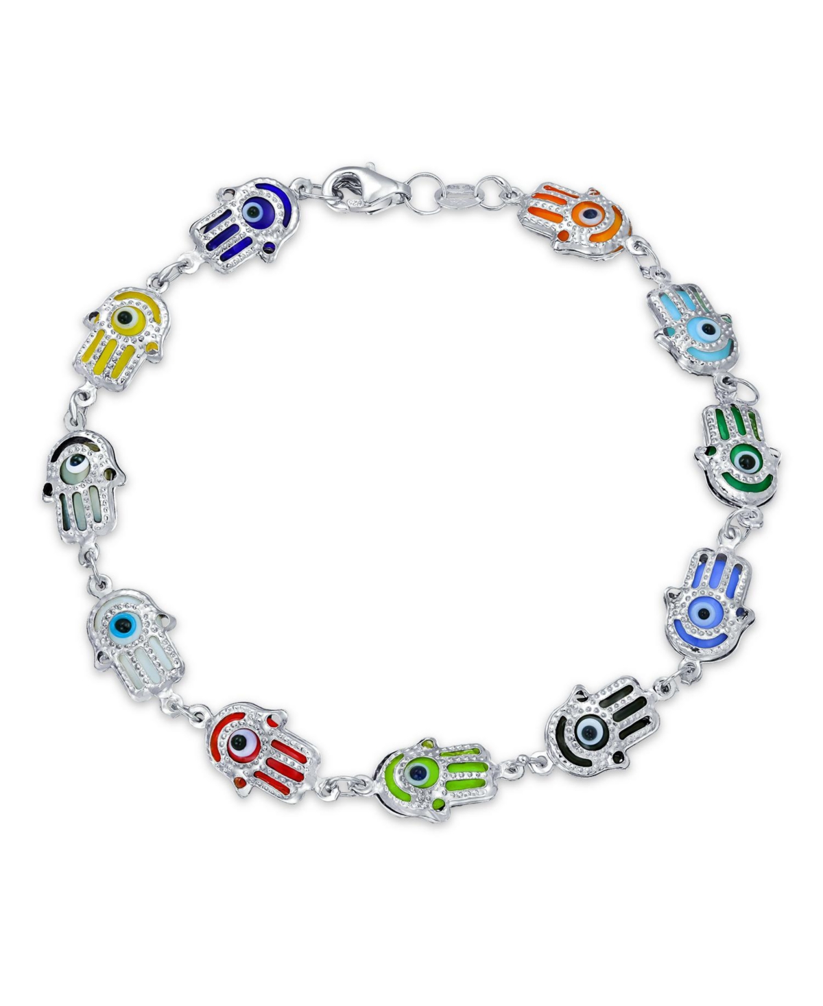 Click here for Bling Jewelry Delicate Strand Bracelet with Hamsa... prices