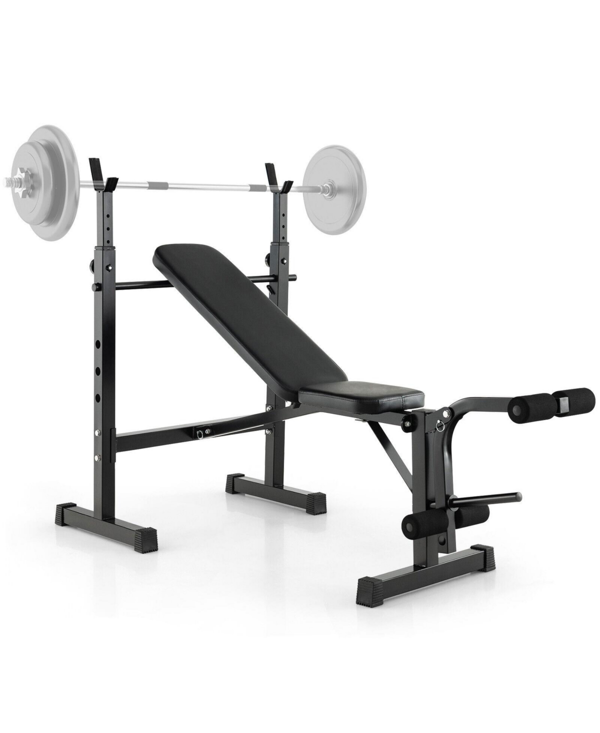 Click here for Adjustable Weight Bench and Barbell Rack Set with... prices