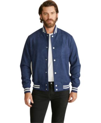 Robert Graham Men's Suede Varsity Jacket - Macy's