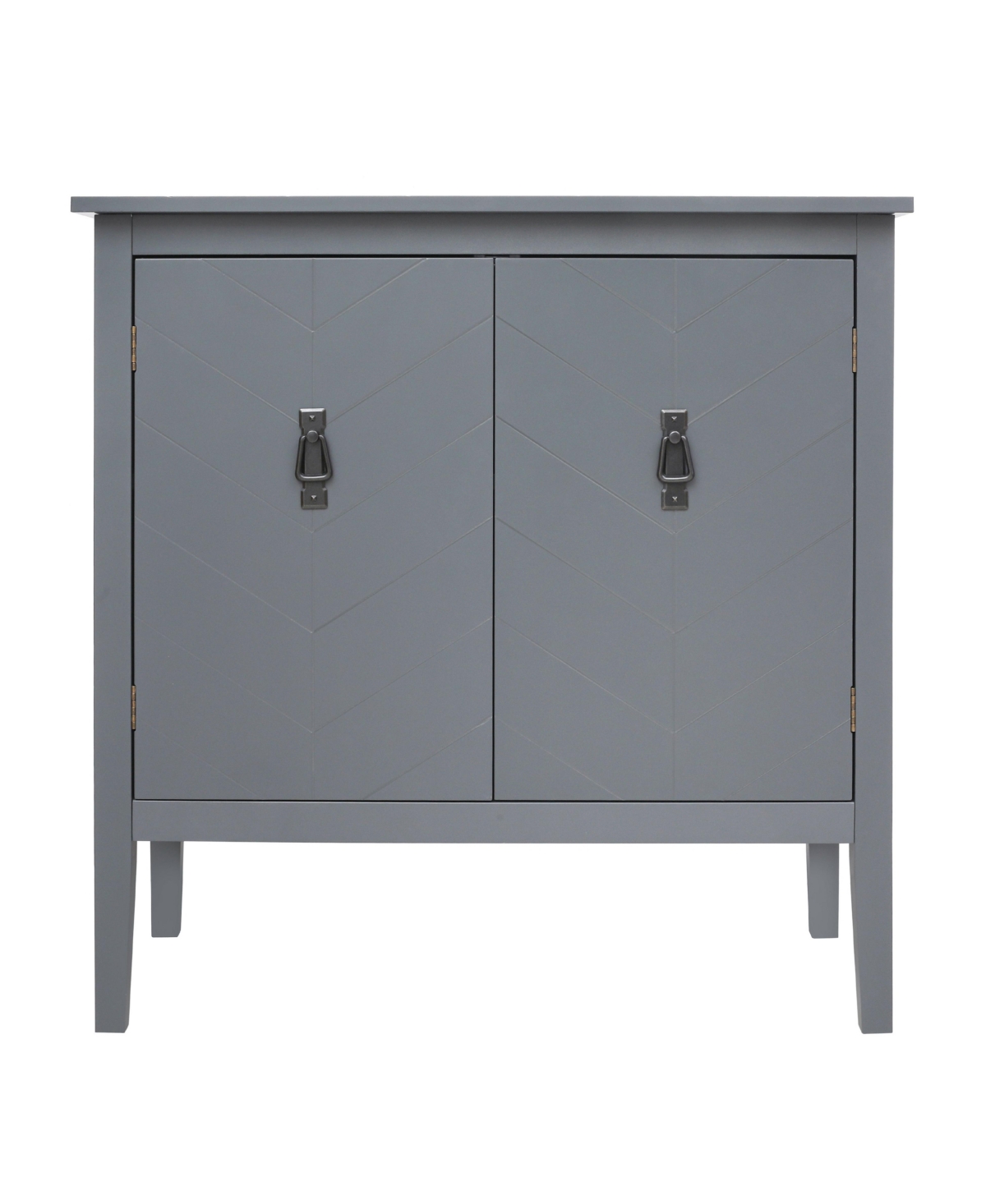Click here for Wooden 2 Door Storage Cabinet with Metal Handle Vi... prices