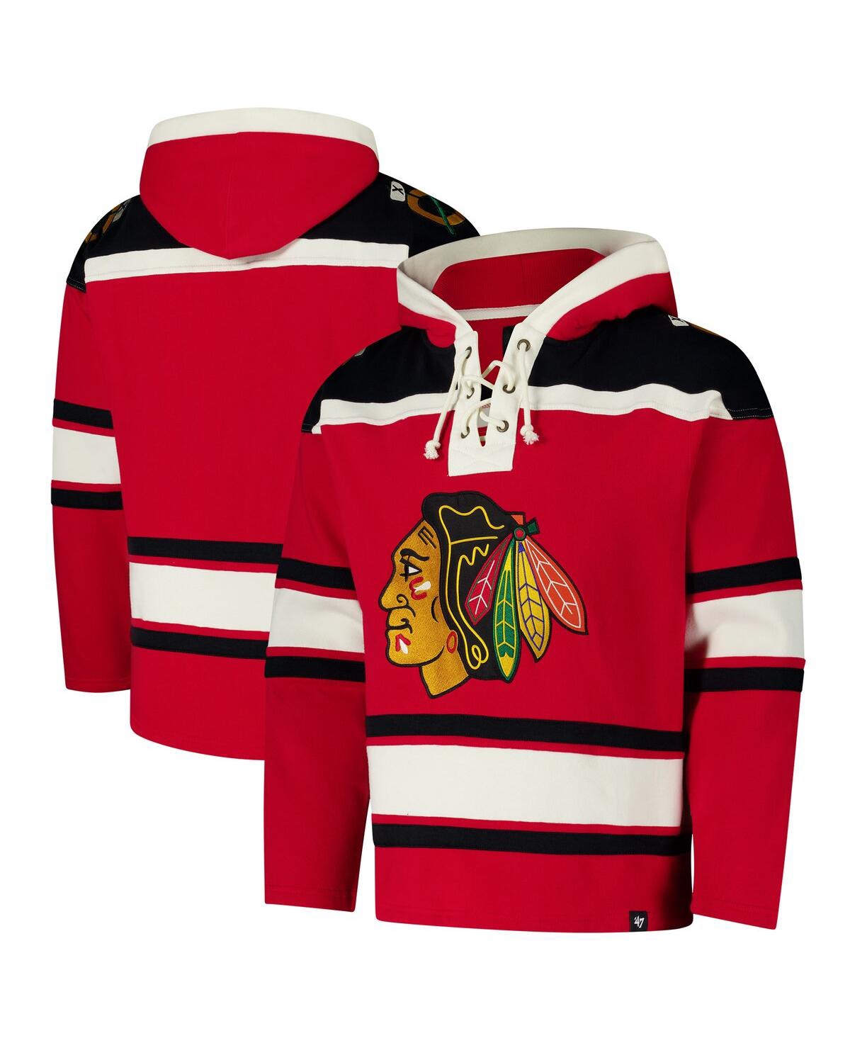 Click here for 47 Brand Mens Red Chicago Blackhawks Superior Lace... prices