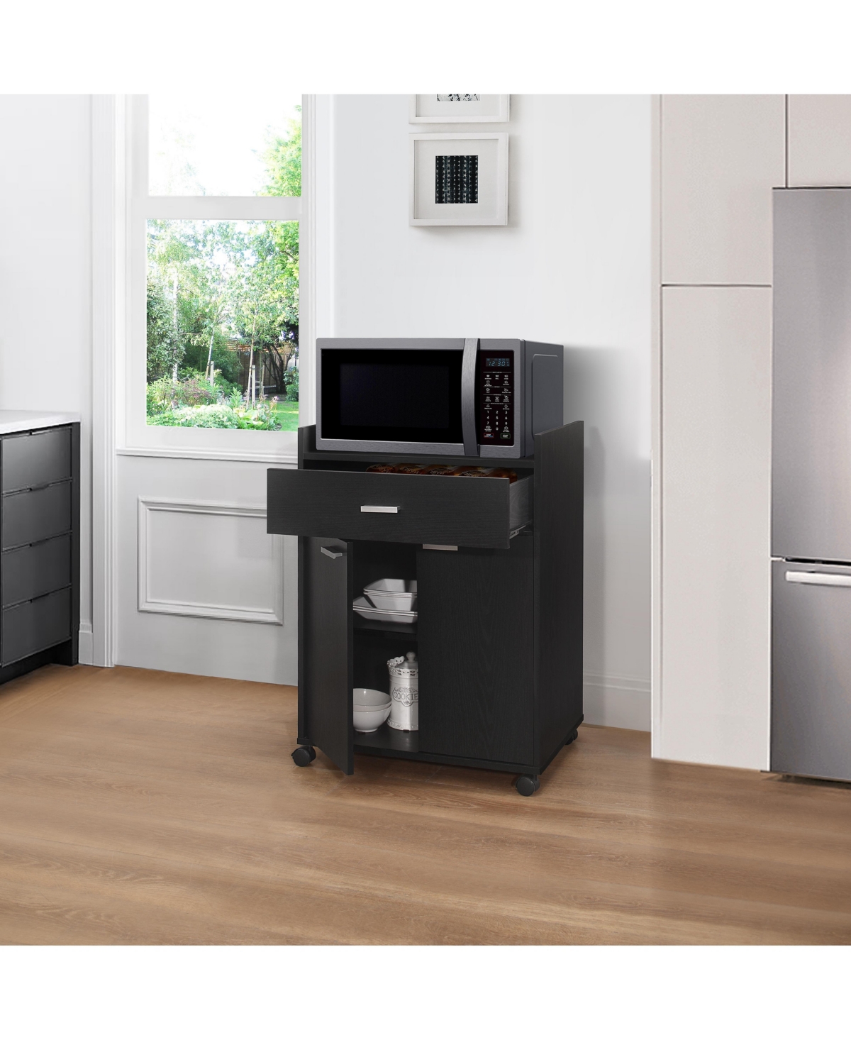 Click here for Kings Brand Furniture Northbury 2-Door Microwave A... prices