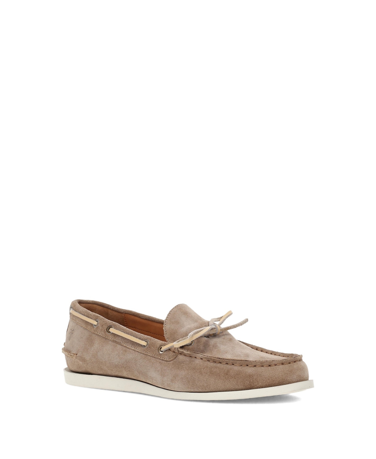 Click here for Frye Mens Mason One Eye Tie Loafers - Mushroom prices