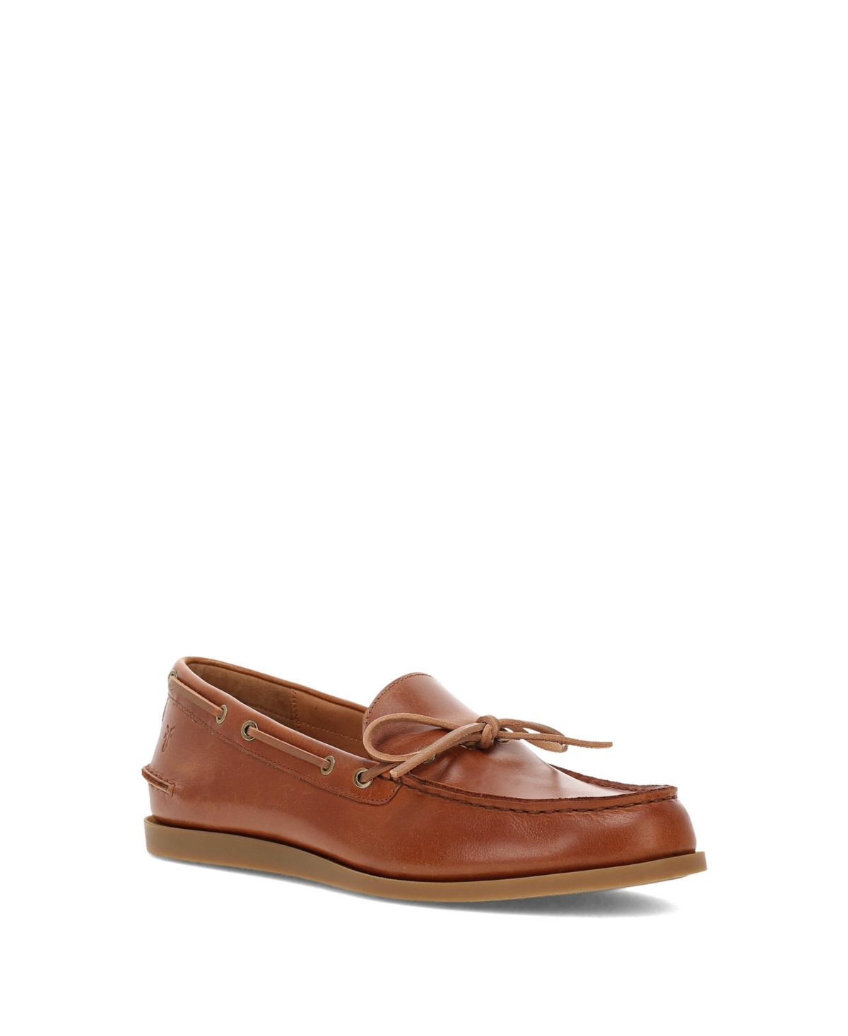 Click here for Frye Mens Mason One Eye Tie Loafers - Saddle prices