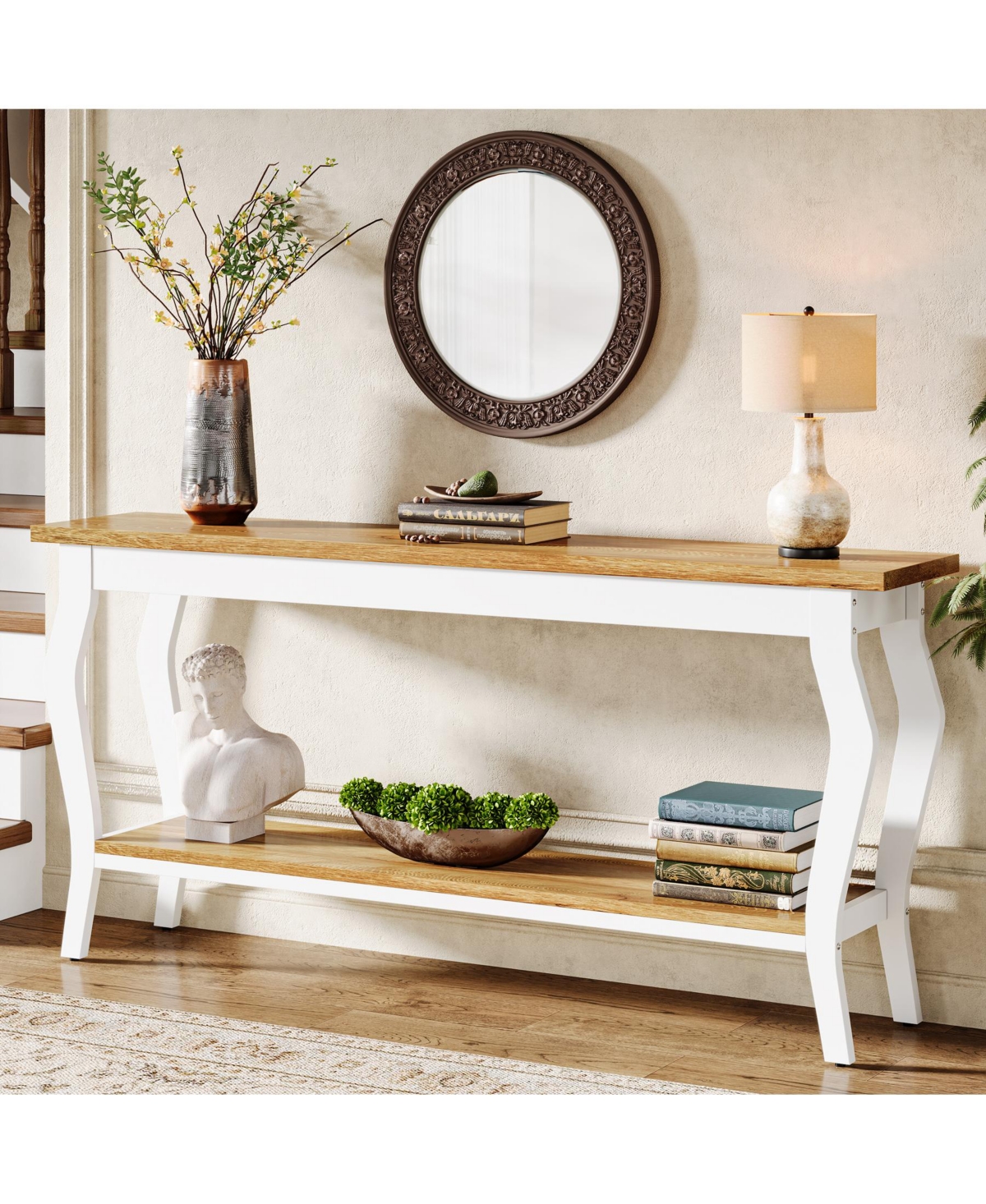 Click here for Tribesigns 70.9 Inches Extra Long Sofa Table Behin... prices