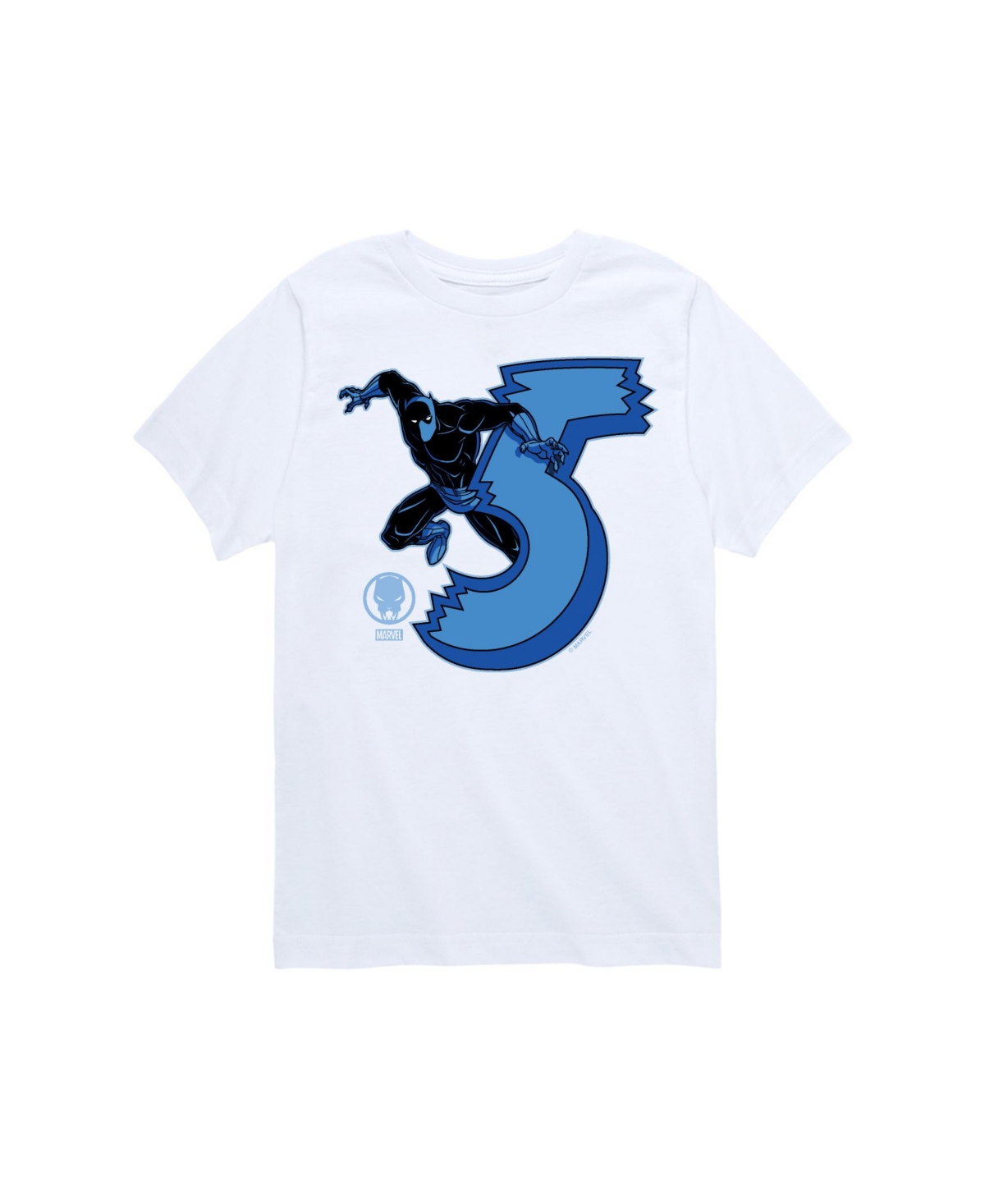 Click here for Black Panther Big Boys 5 Graphic T-Shirt - White prices