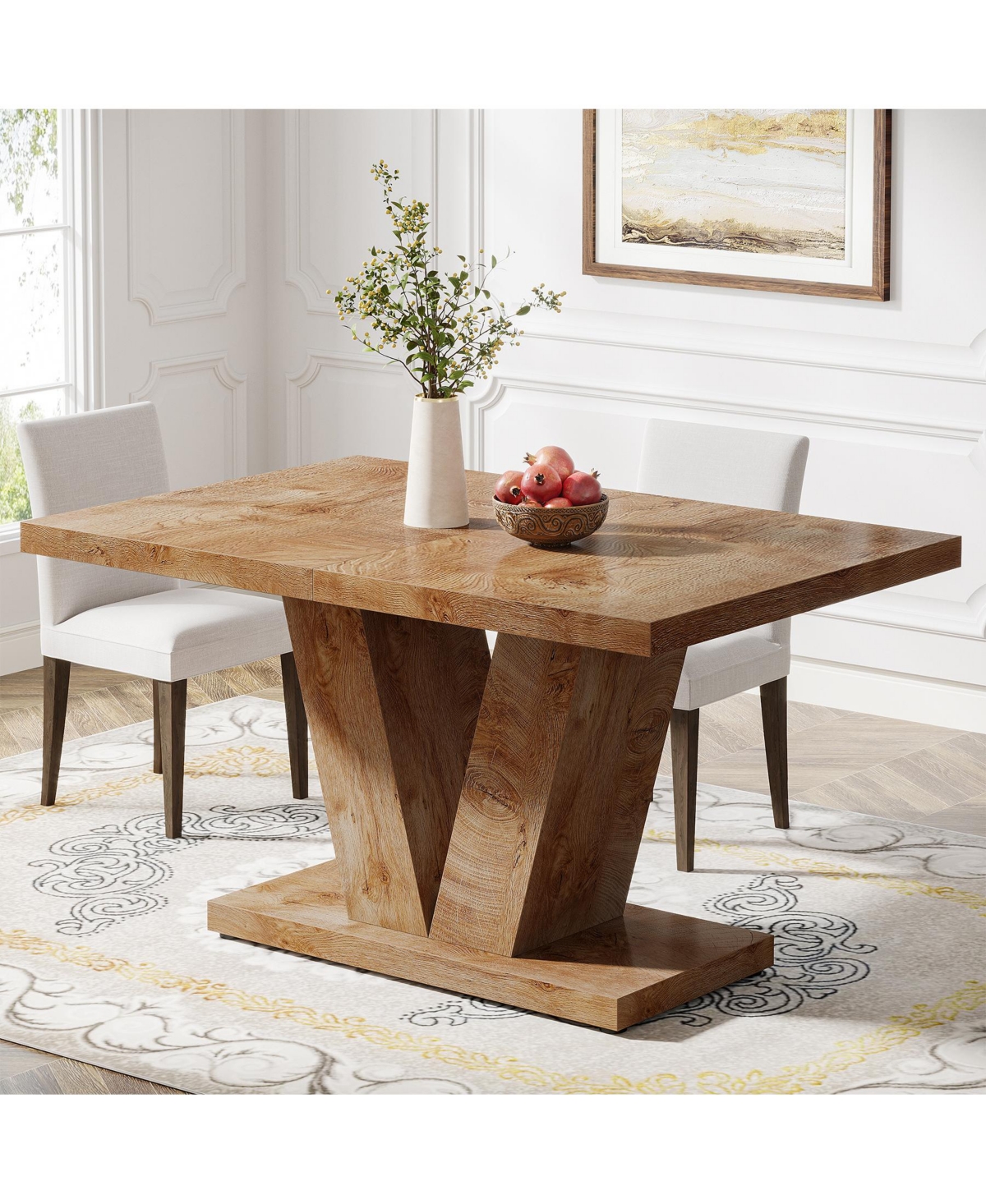 Click here for Tribesigns 47-Inch Dining Table for 4  Black Kitch... prices
