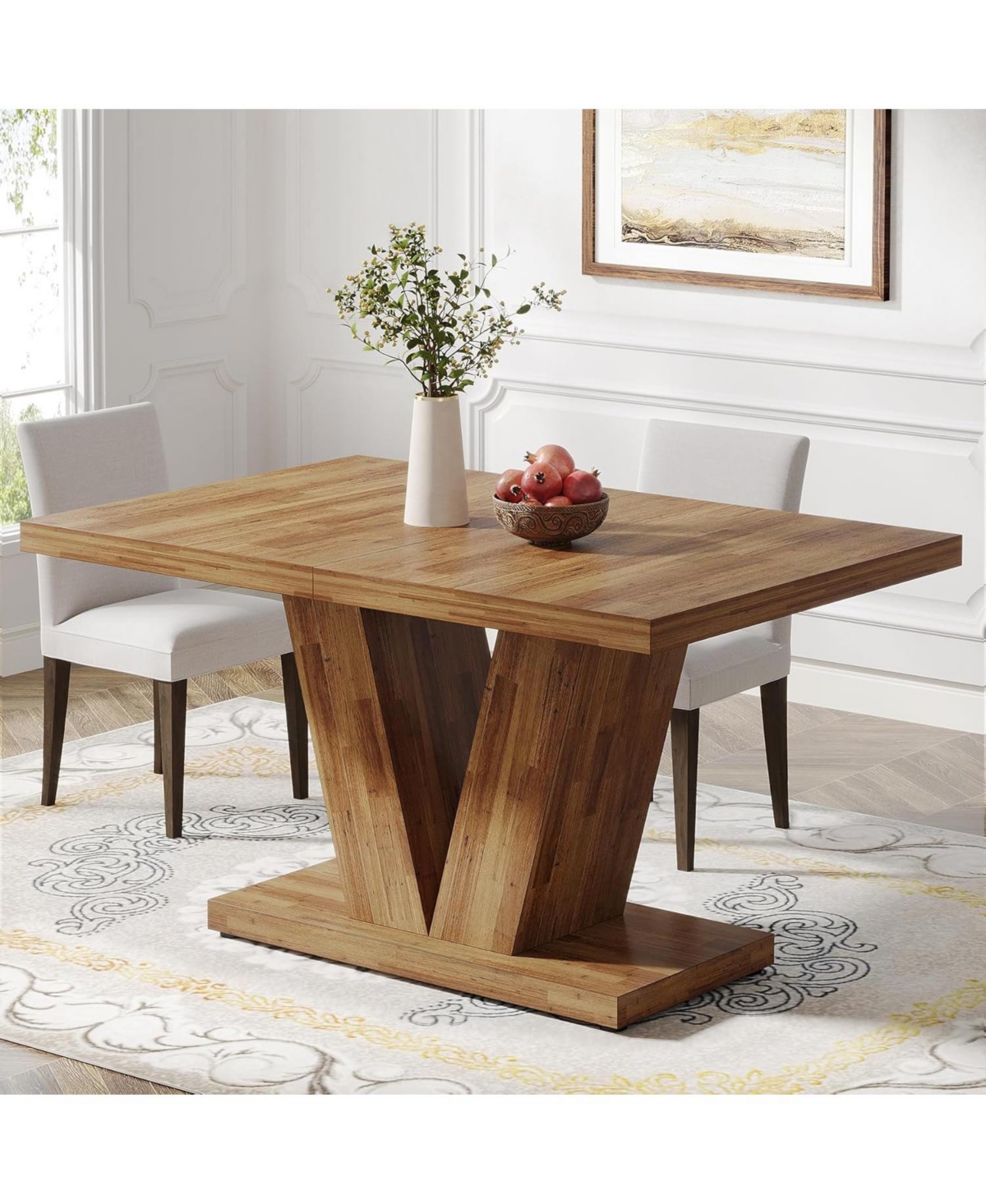 Click here for Tribesigns 47-Inch Dining Table for 4  Black Kitch... prices