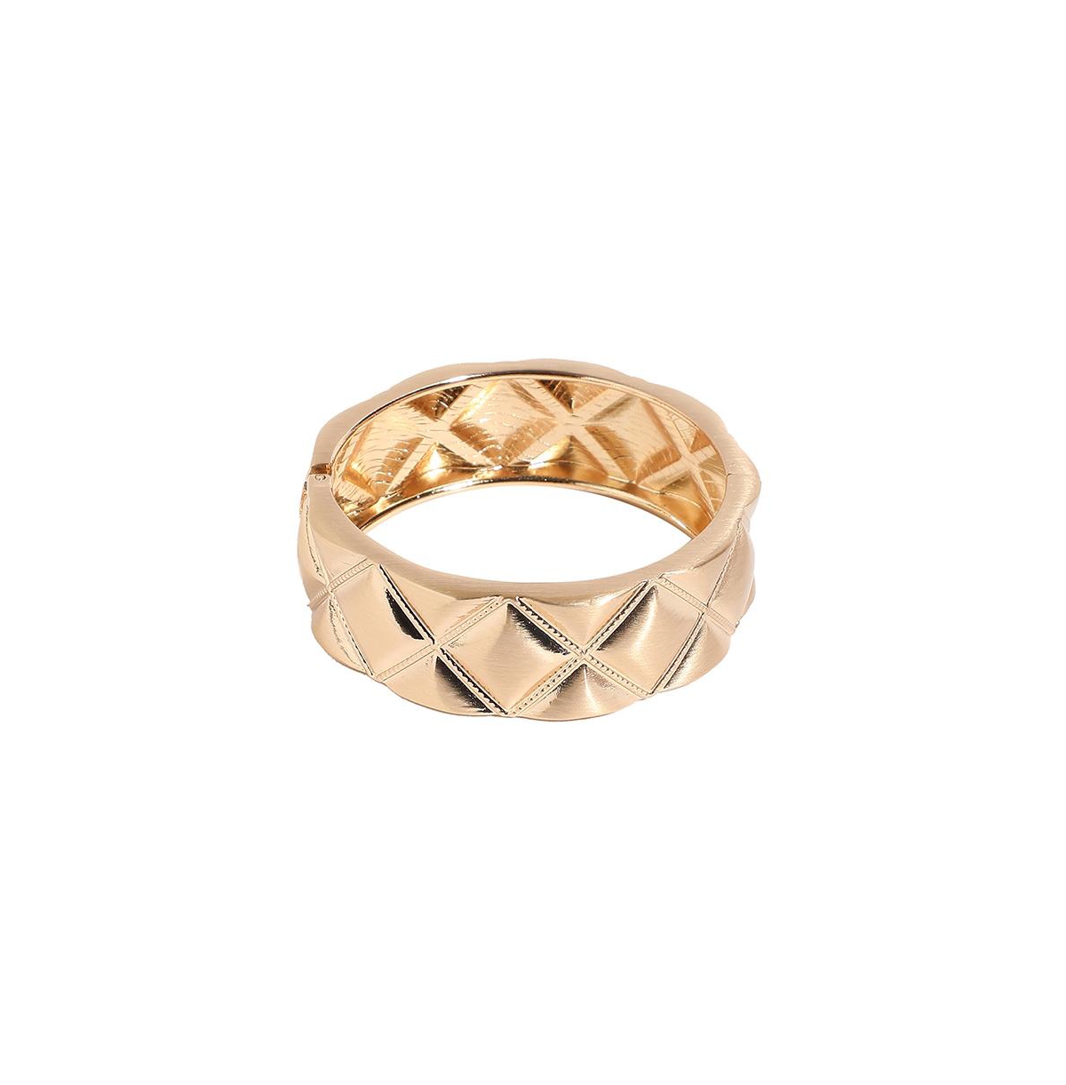Click here for Metallic Quilt Bracelet - Gold prices