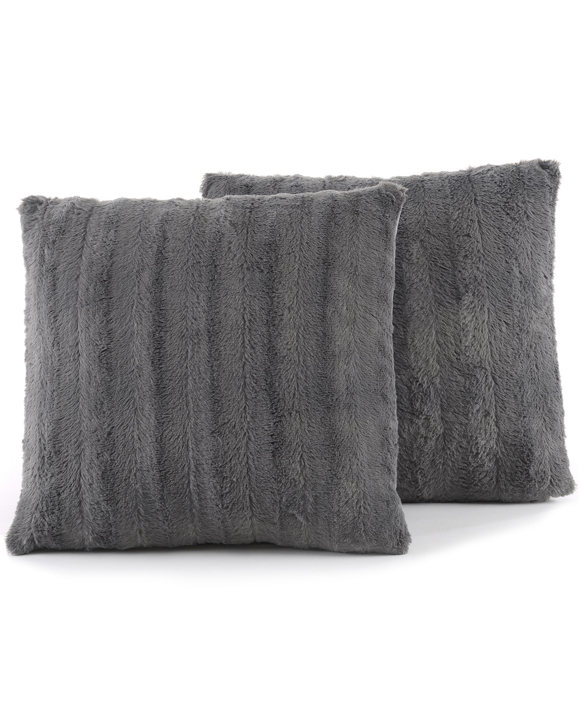 Click here for Cheer Collection Faux-Fur 2-Pack Decorative Pillow... prices