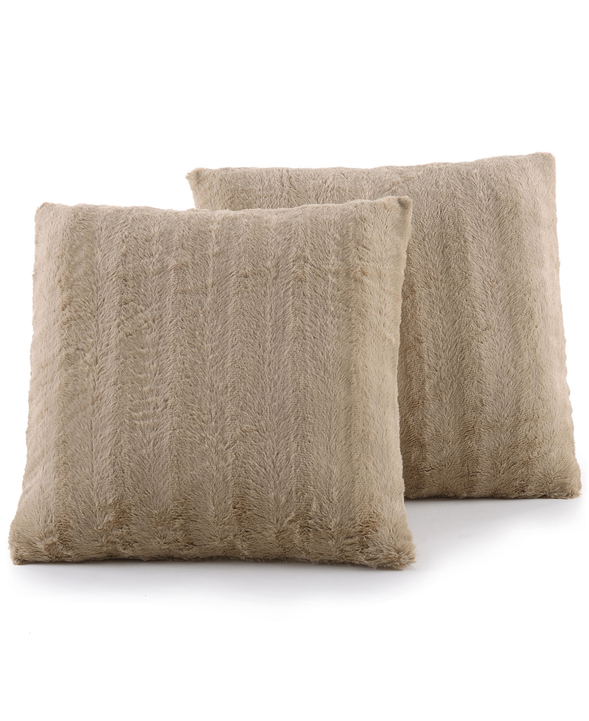 Click here for Cheer Collection Faux-Fur 2-Pack Decorative Pillow... prices
