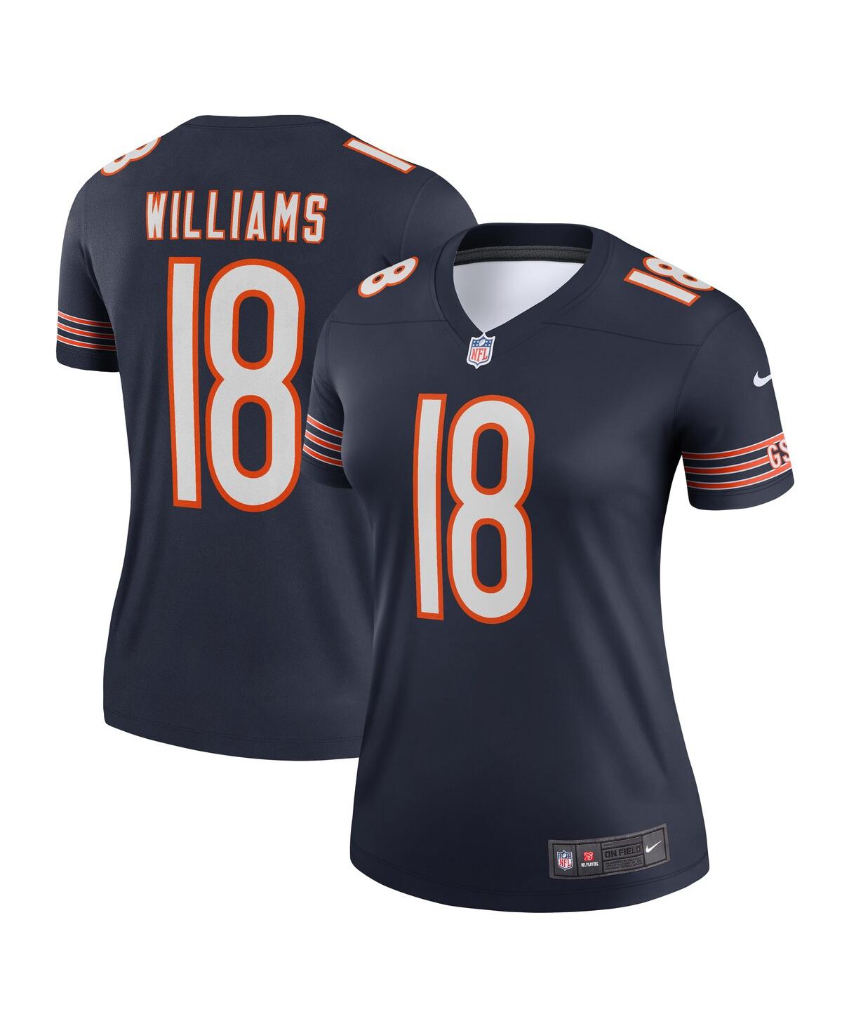Click here for Nike Womens Caleb Williams Navy Chicago Bears Lege... prices