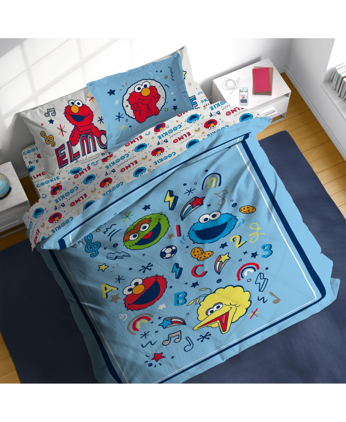 Click here for Sesame Street Twin Bed Set with Sham prices