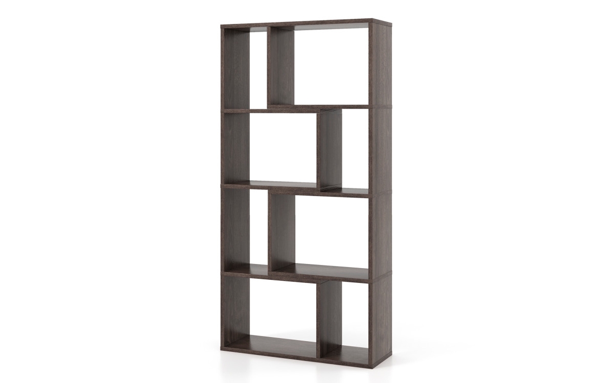 Click here for 4-Tier Geometric Bookshelf with 8 Open Cubes for L... prices