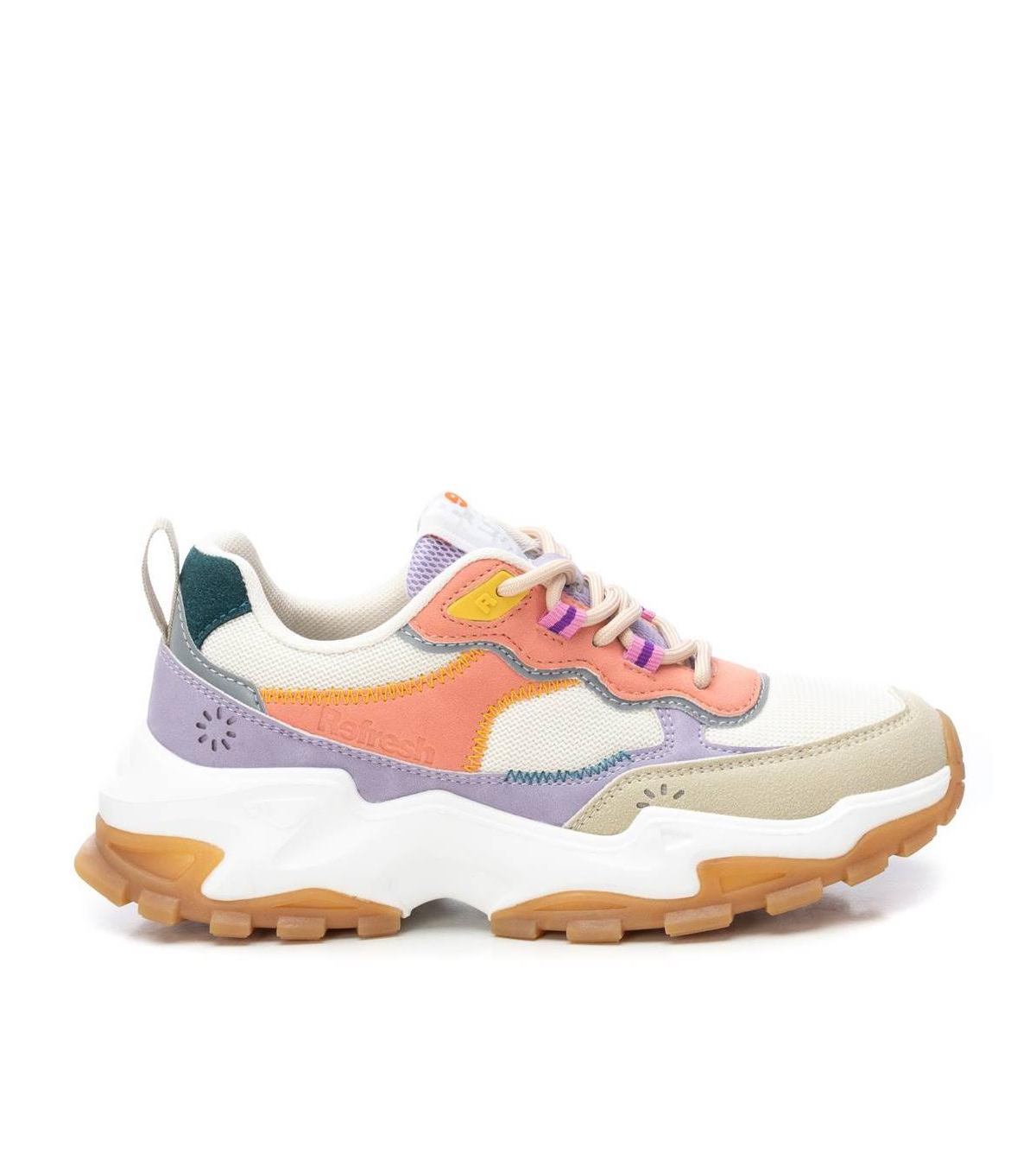 Click here for Womens Casual Sneakers By Xti - Lilac/multicolor prices