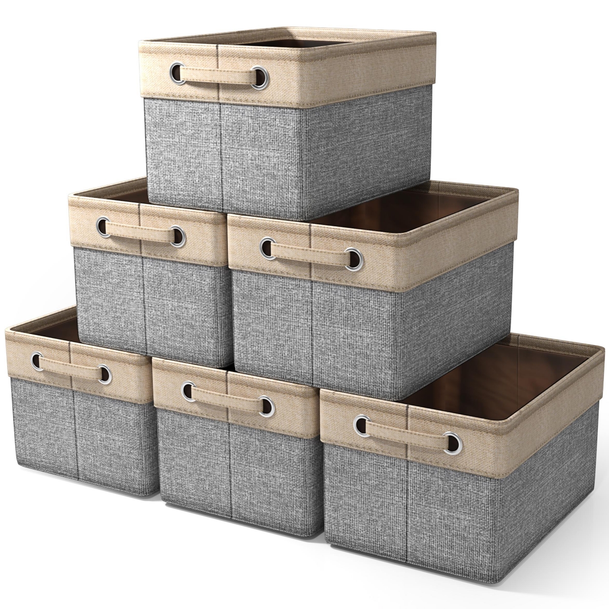 Click here for Sorbus 6 Pack 15 inch Collapsible Storage Bins wit... prices