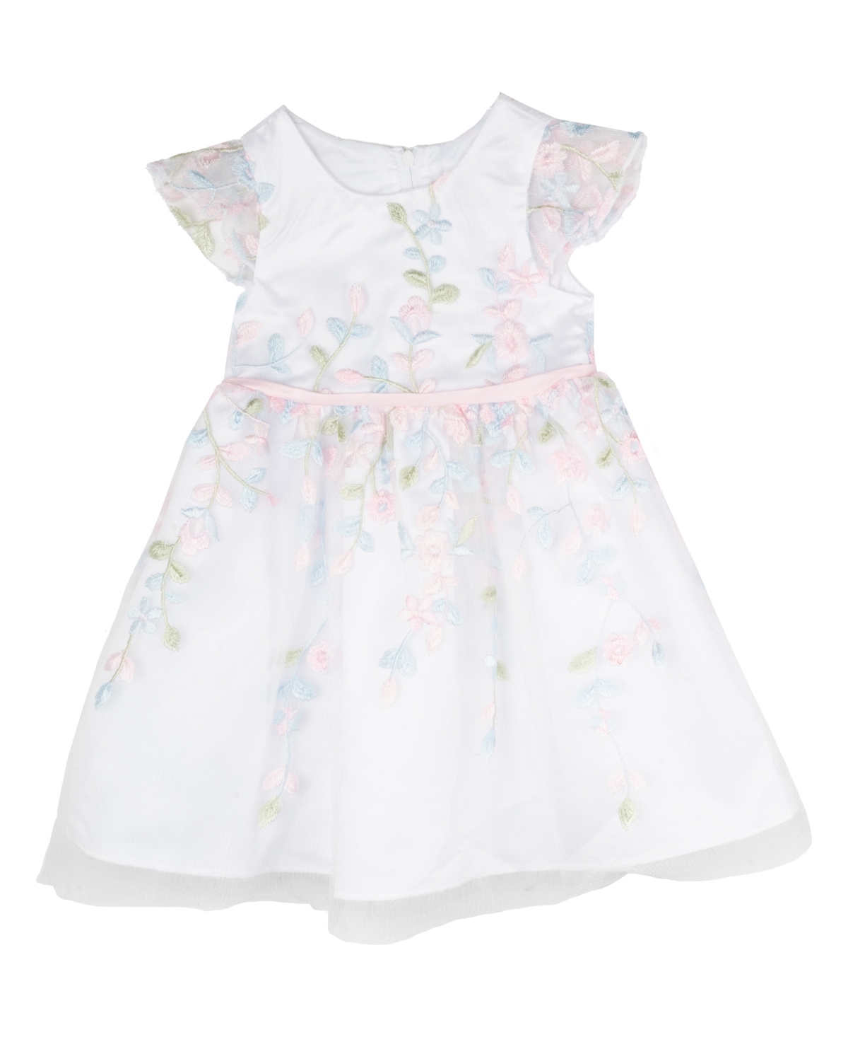 Click here for Rare Editions Baby Girls Floral Embroidered Mesh S... prices