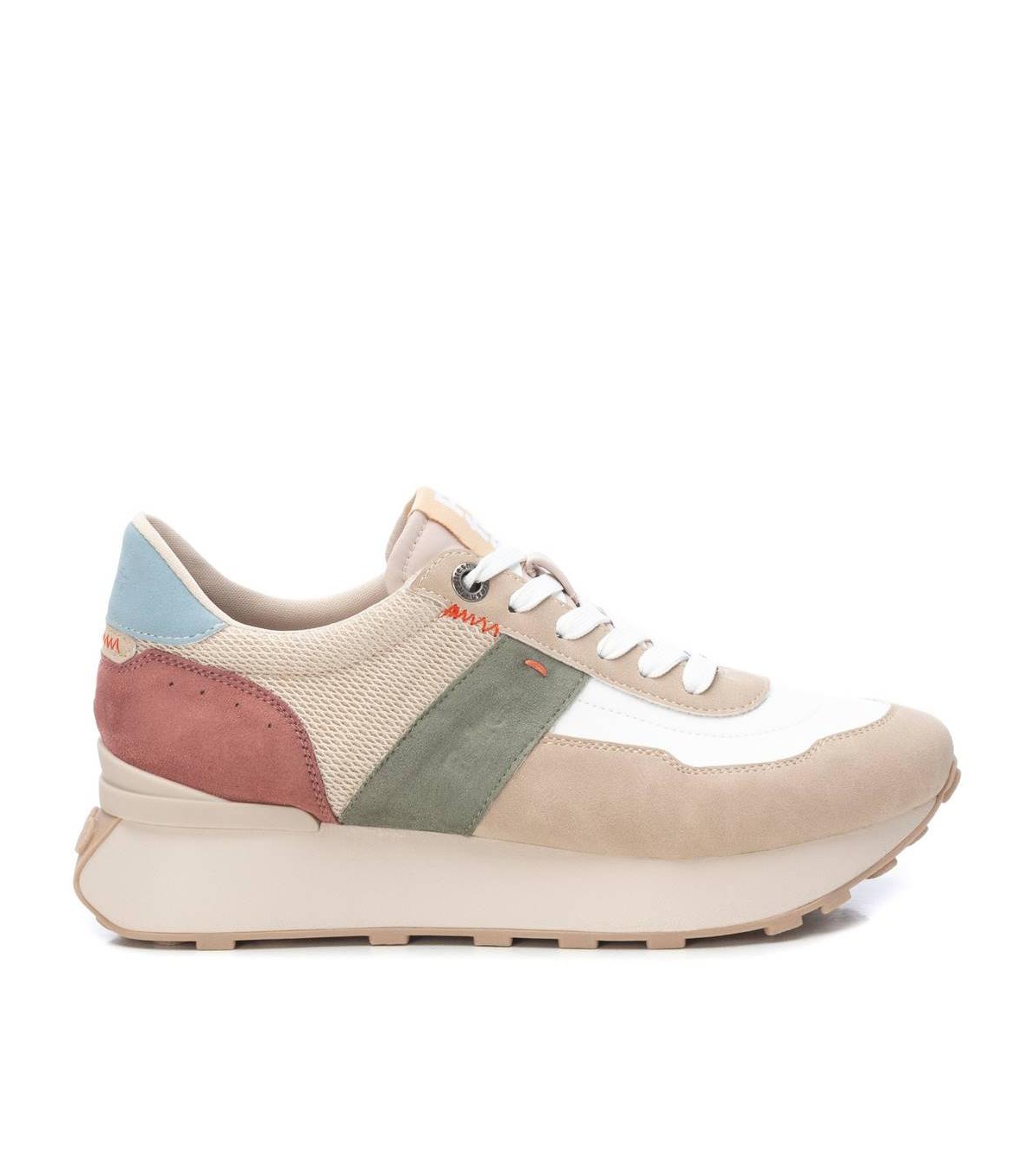 Click here for Womens Casual Sneakers By Xti - Beige prices