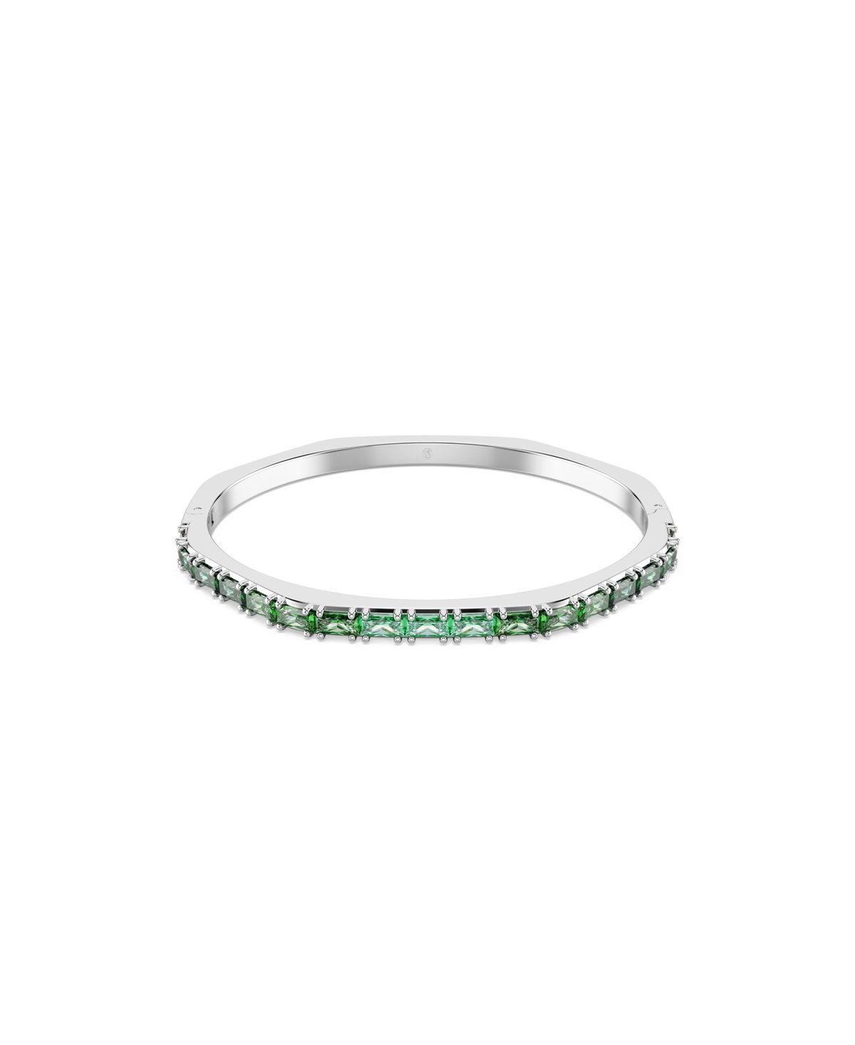 Click here for Swarovski Matrix Baguette Cut Green Rhodium Plated... prices