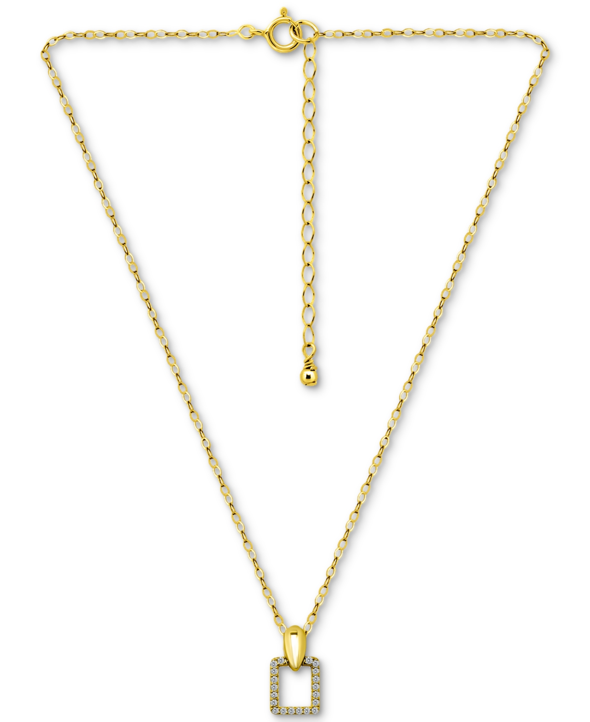 Click here for Giani Bernini Cubic Zirconia Doorknocker Pendant N... prices