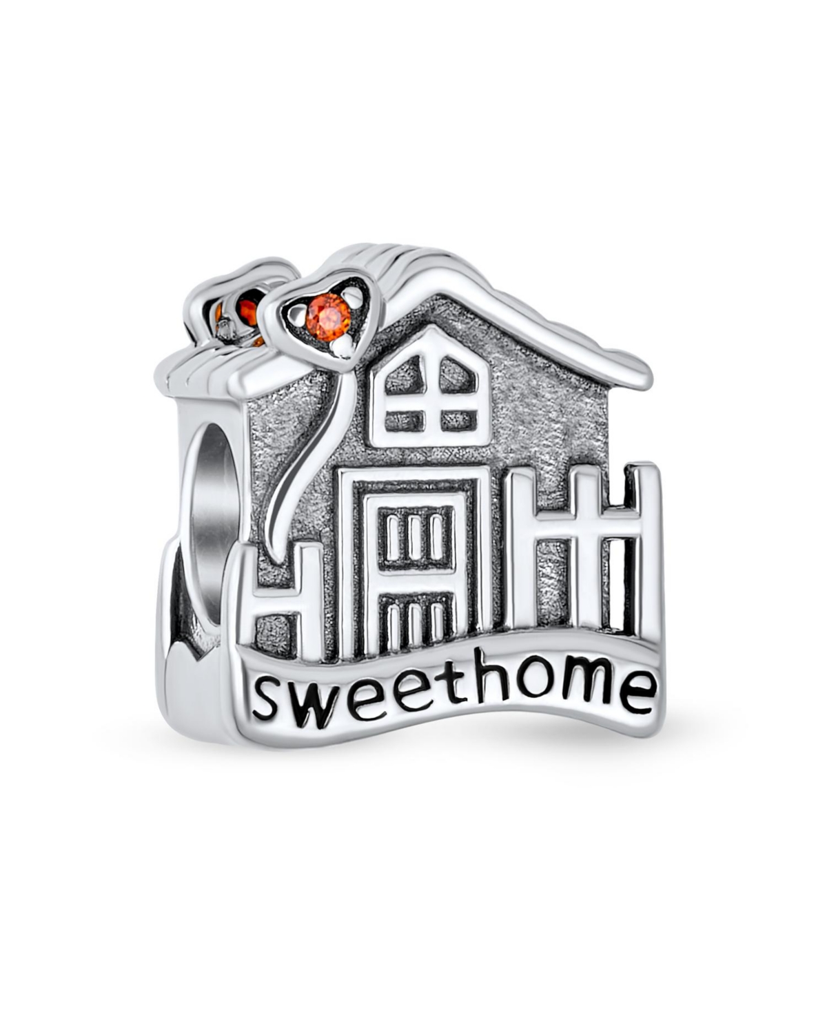 Click here for Bling Jewelry Sweet Home Flower Heart Charm Bead i... prices