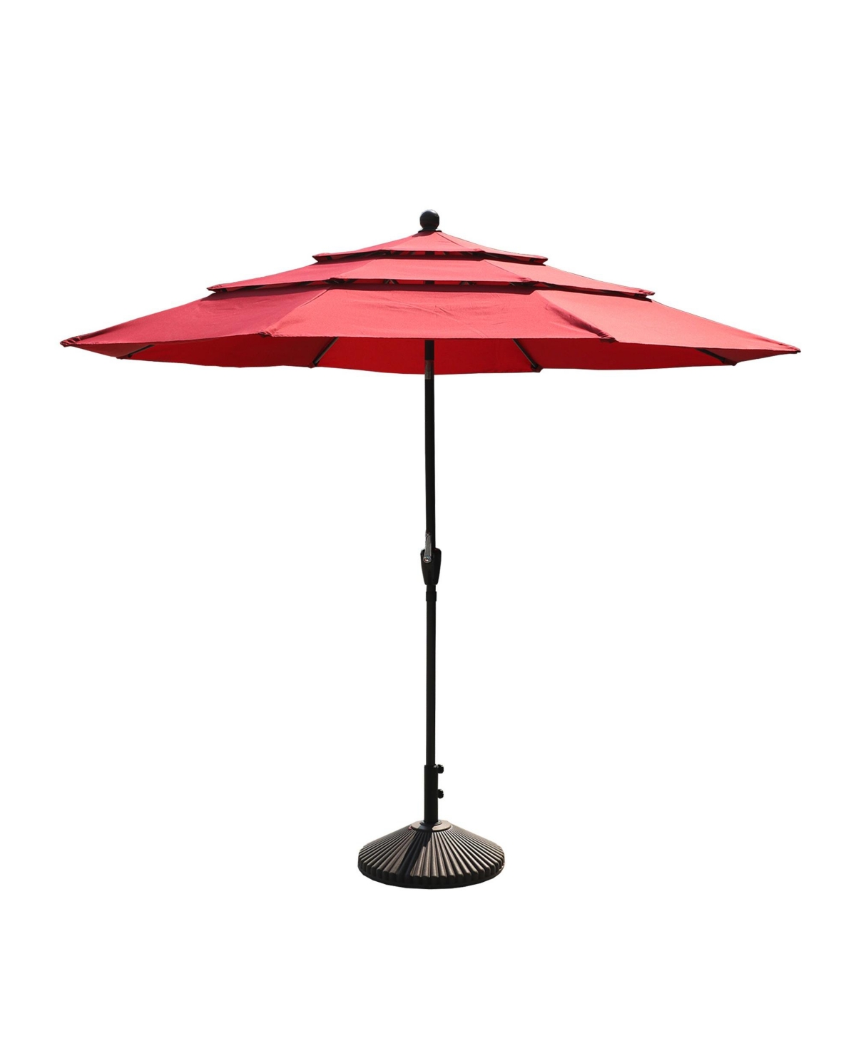 Click here for 10 Ft Patio Umbrella 3-Tier Outdoor Patio Table Um... prices