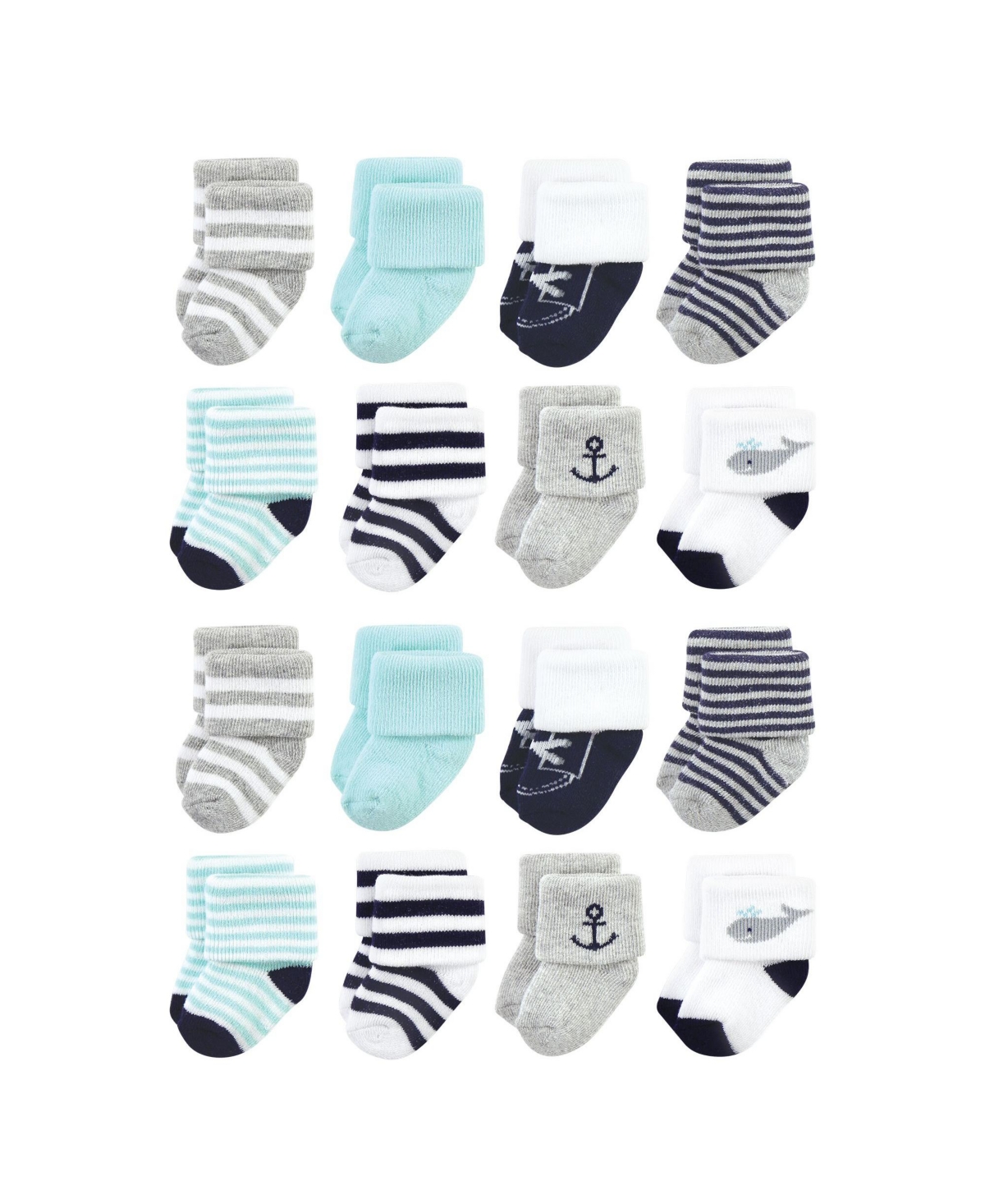 Click here for Hudson Baby Baby Boys Hudson Gentle Cotton-Blend N... prices