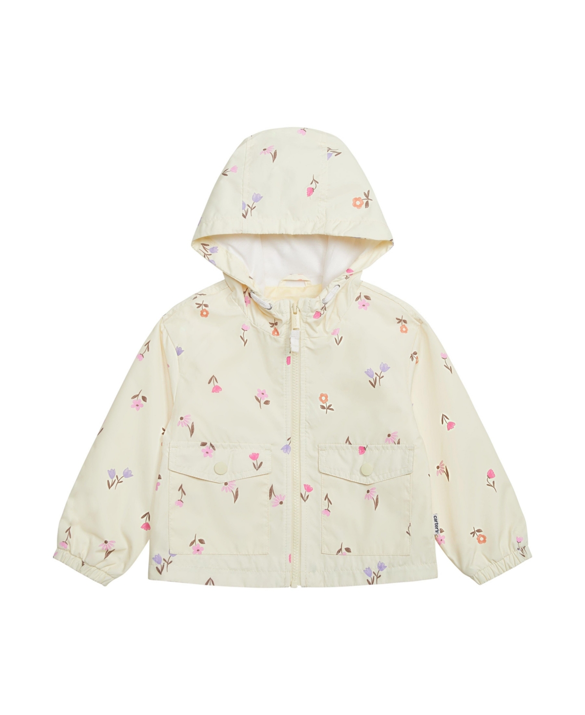Click here for Carter s Girl s Light Weight Floral Printed Windbr... prices