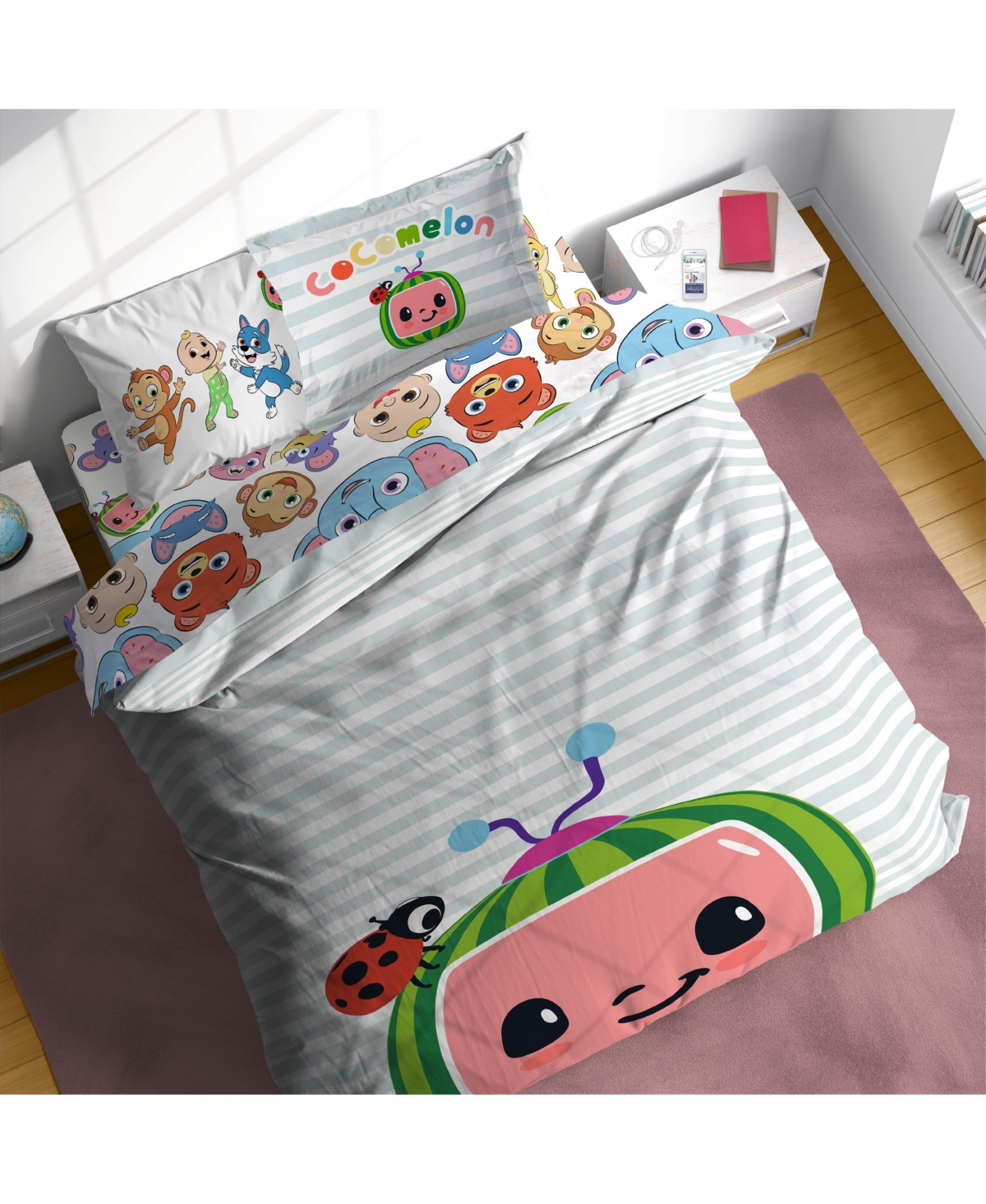 Click here for Cocomelon Twin Bed Set with Sham prices
