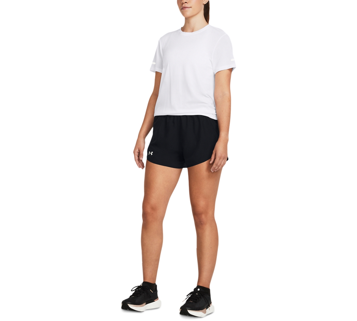 Under Armour Womens Ua Tech Play Up Training Shorts - 001 Black