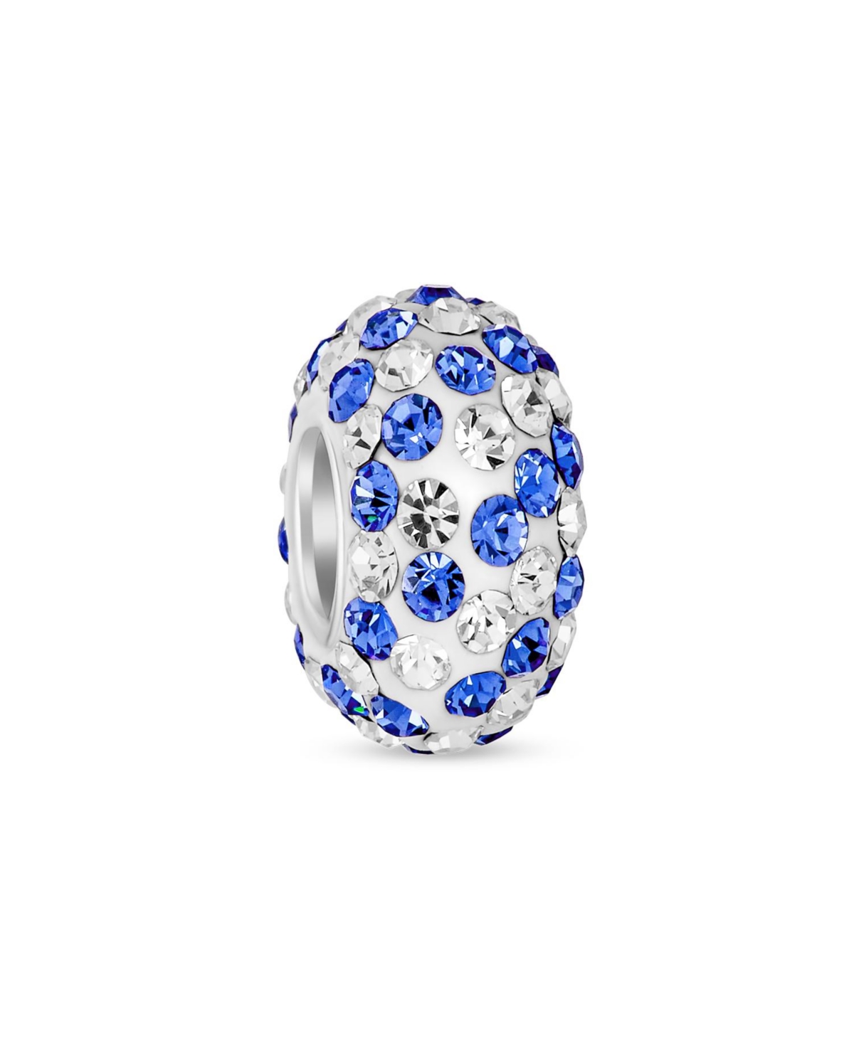 Click here for Bling Jewelry Solid Stripe Color Pave Crystal Spac... prices