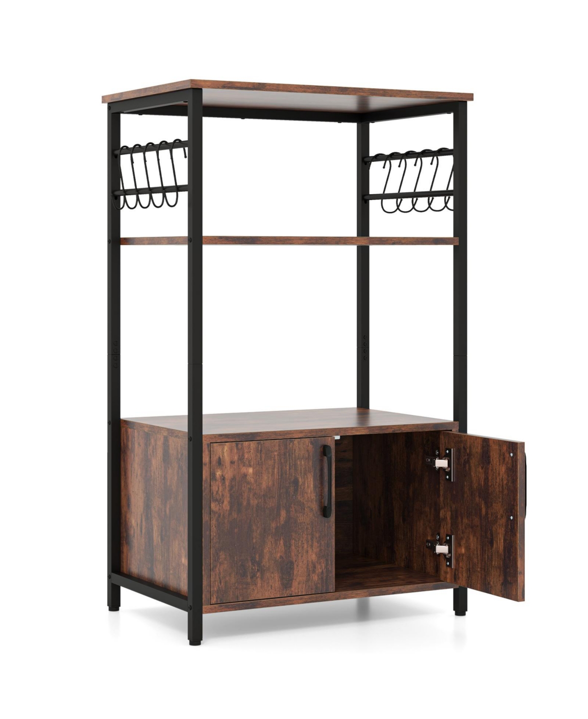 Click here for 3-Level Kitchen Rack with Cabinet and Shelves for... prices