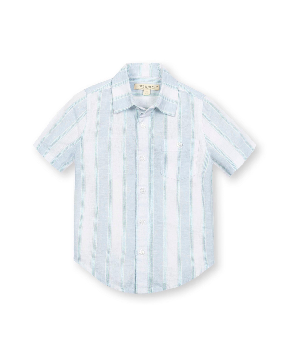 Click here for Hope & Henry Boys Linen Short Sleeve Button Down S... prices