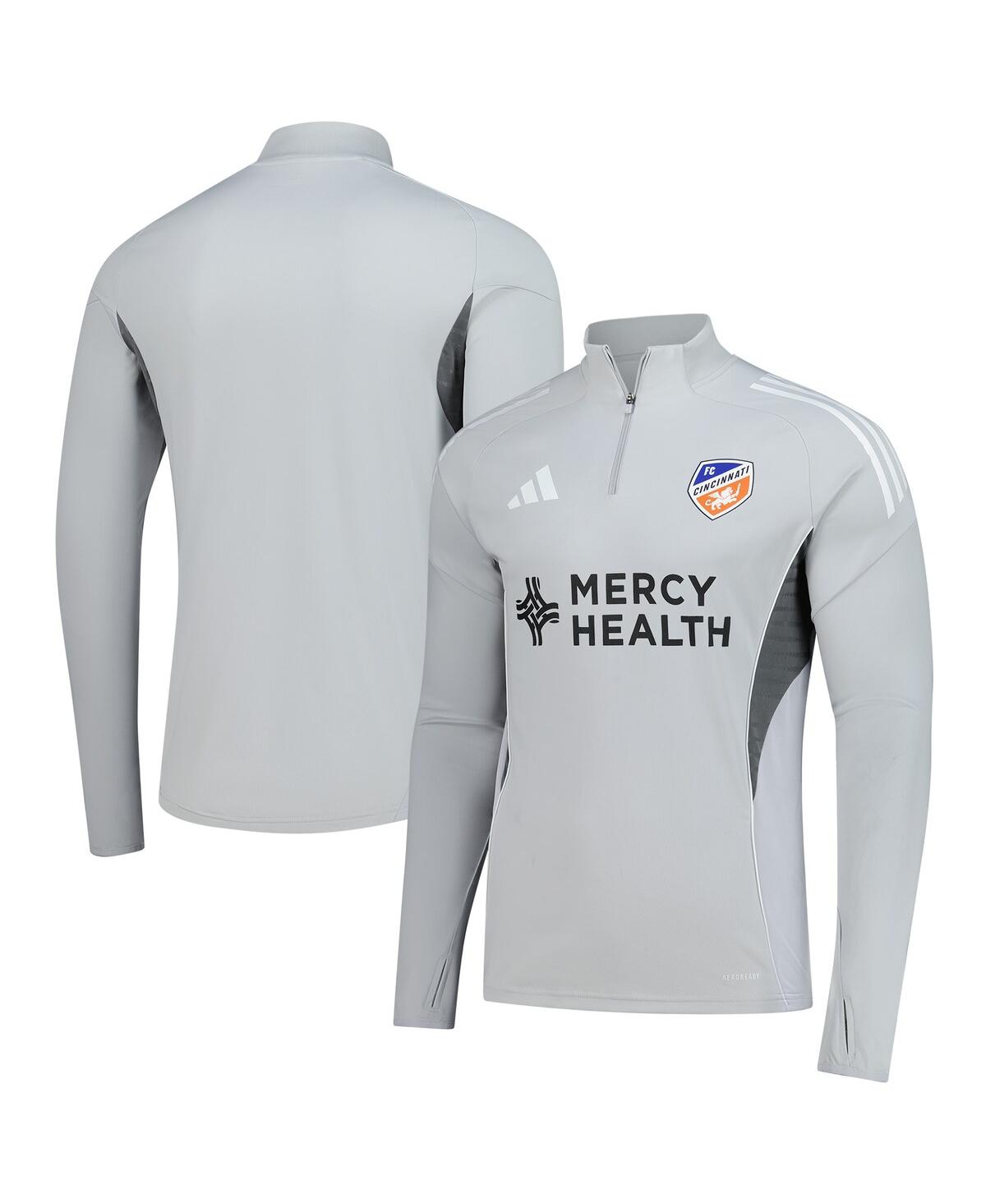 Click here for Adidas Mens Silver Fc Cincinnati 2025 Quarter-Zip... prices