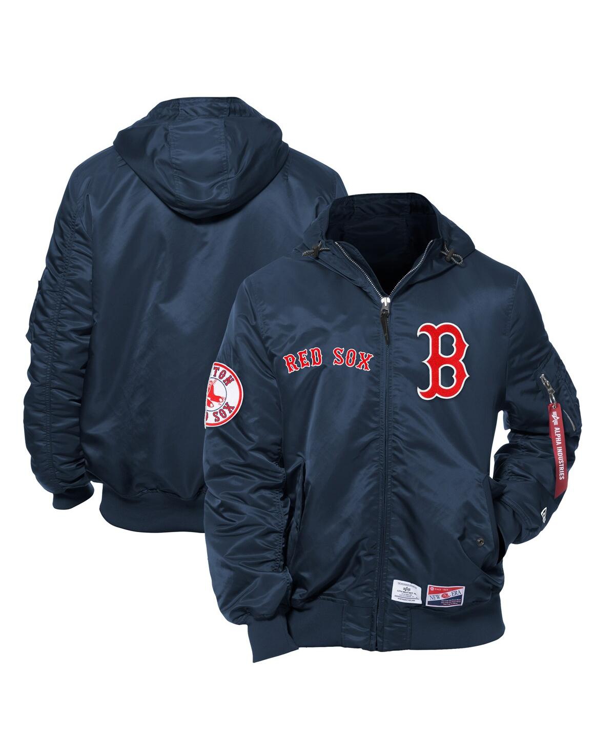 Click here for New Era x Alpha Industries Mens Navy Boston Red So... prices