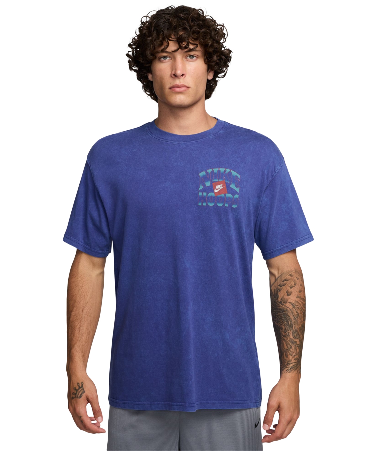 Click here for Nike Mens Max90 Loose-Fit Basketball Graphic T-Shi... prices