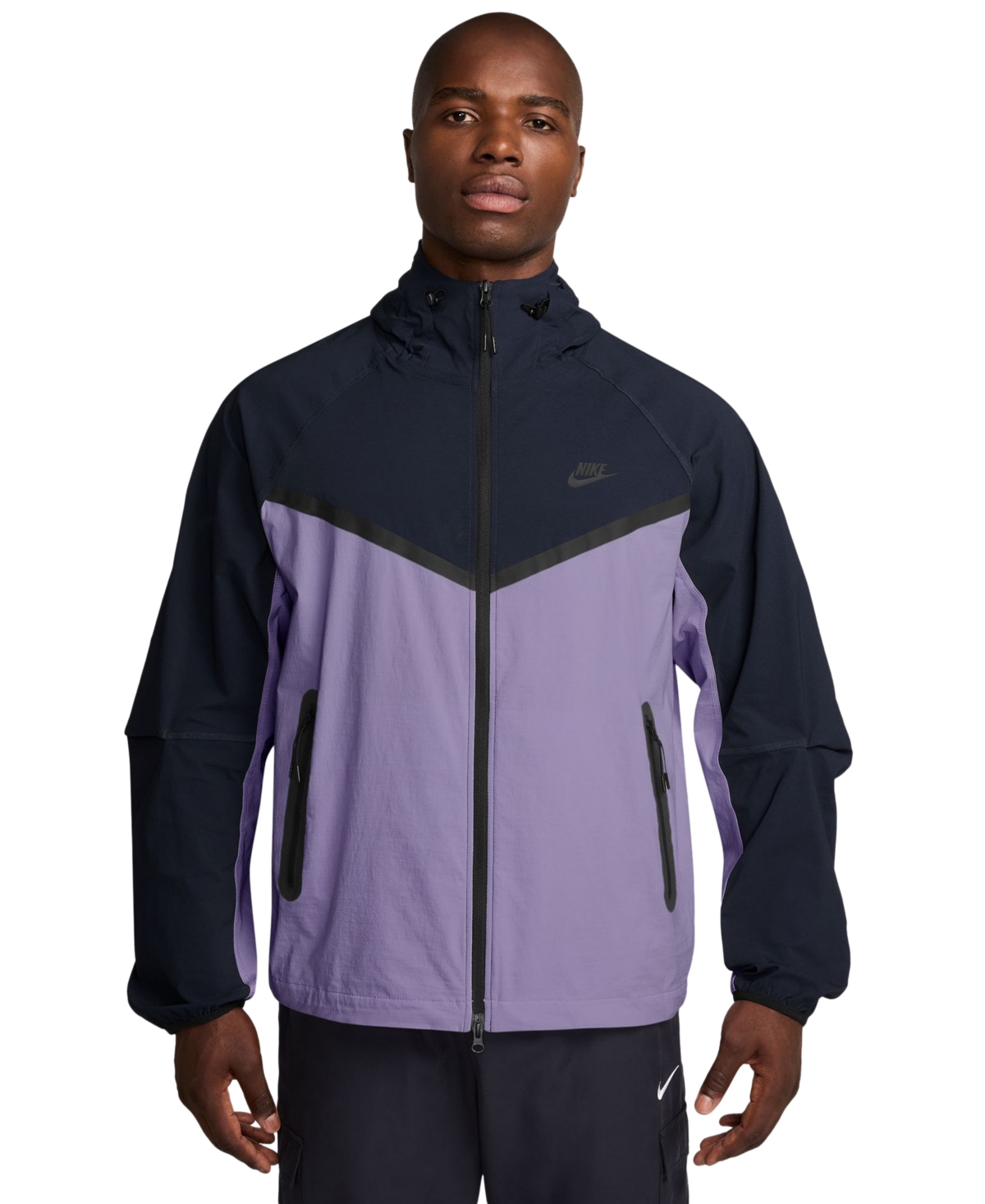 Click here for Nike Mens Tech Woven Hooded Jacket - Hydrangeas/ob... prices