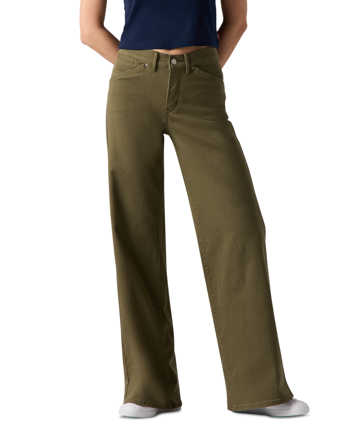 Click here for Levis Womens 318 Shaping Stellar-Stretch Wide-Leg... prices