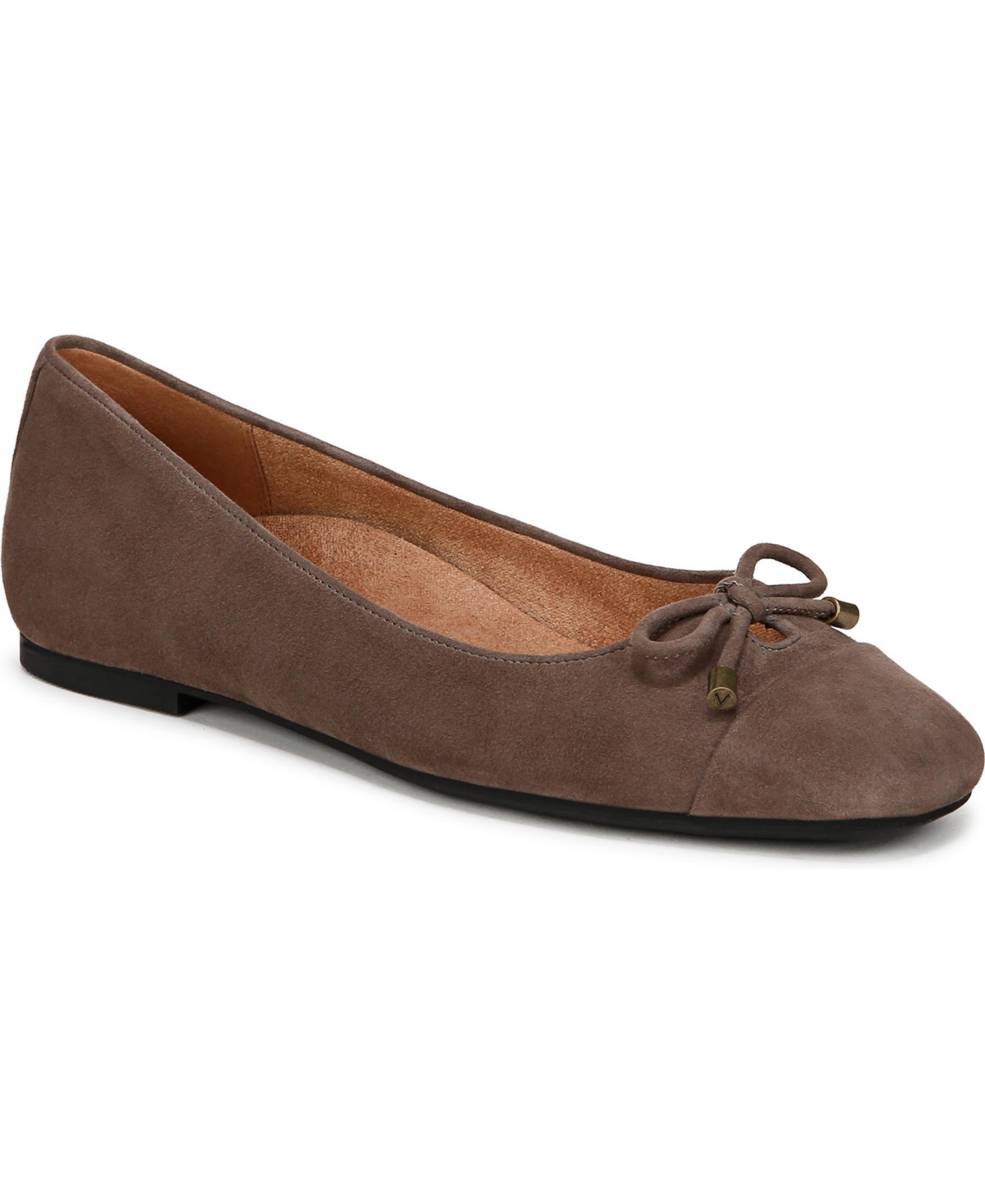 Click here for Vionic Womens Klara Ballet Flats - Driftwood suede prices