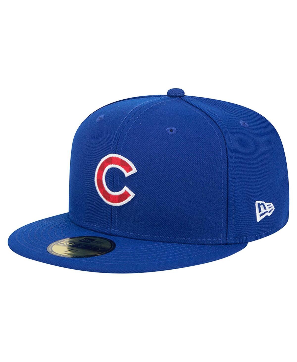 Click here for New Era Mens Royal Chicago Cubs Checkered Undervis... prices