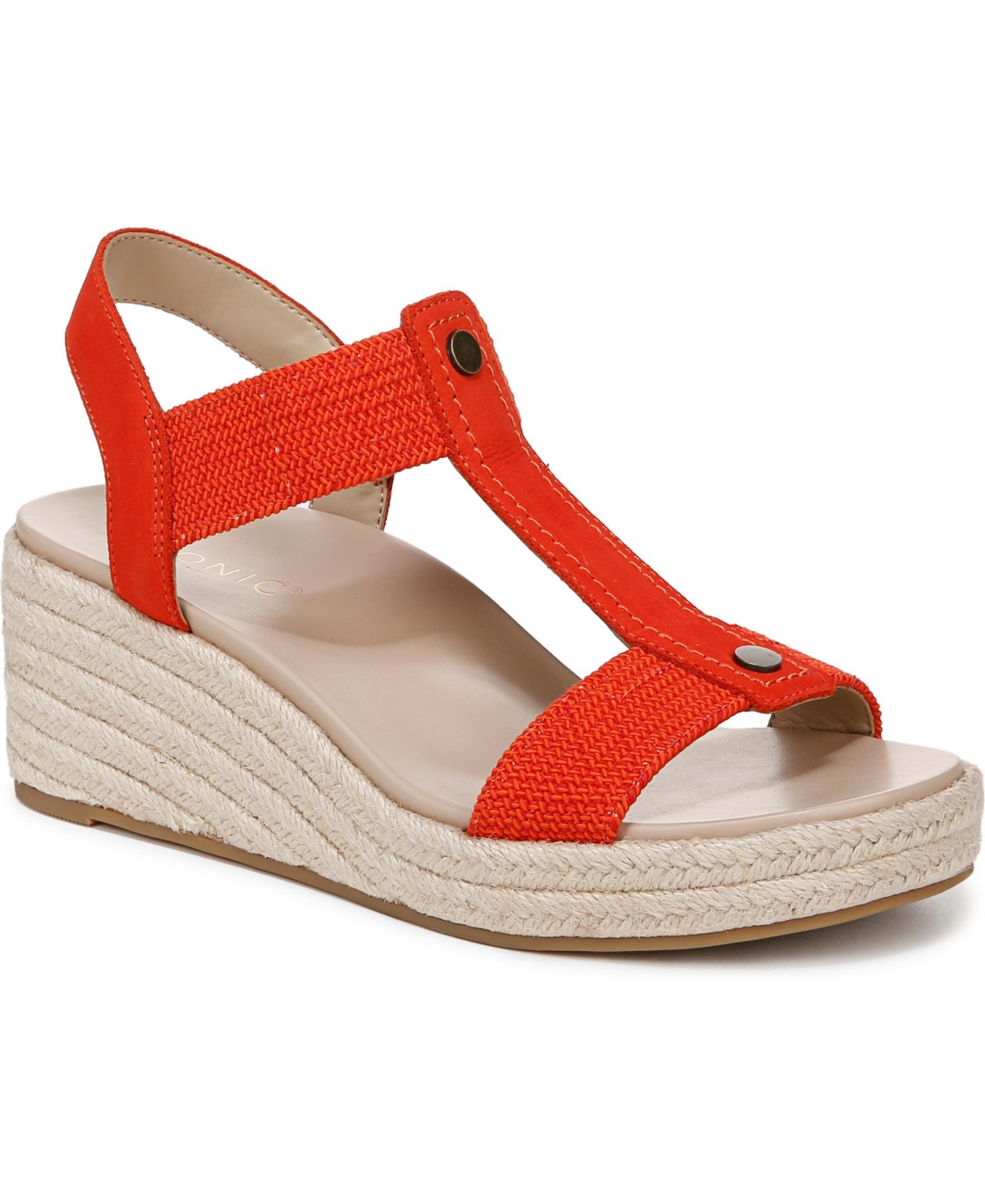 Click here for Vionic Womens Calera Espadrille Sandals - Cherry t... prices